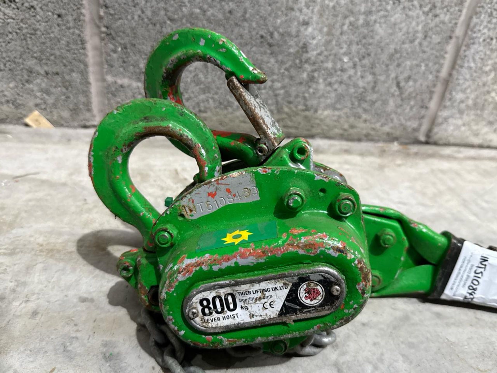 Tiger 800kg Leiver Hoist Untested AS1418.2 SANS1636 PROLH 800kg Chain ...