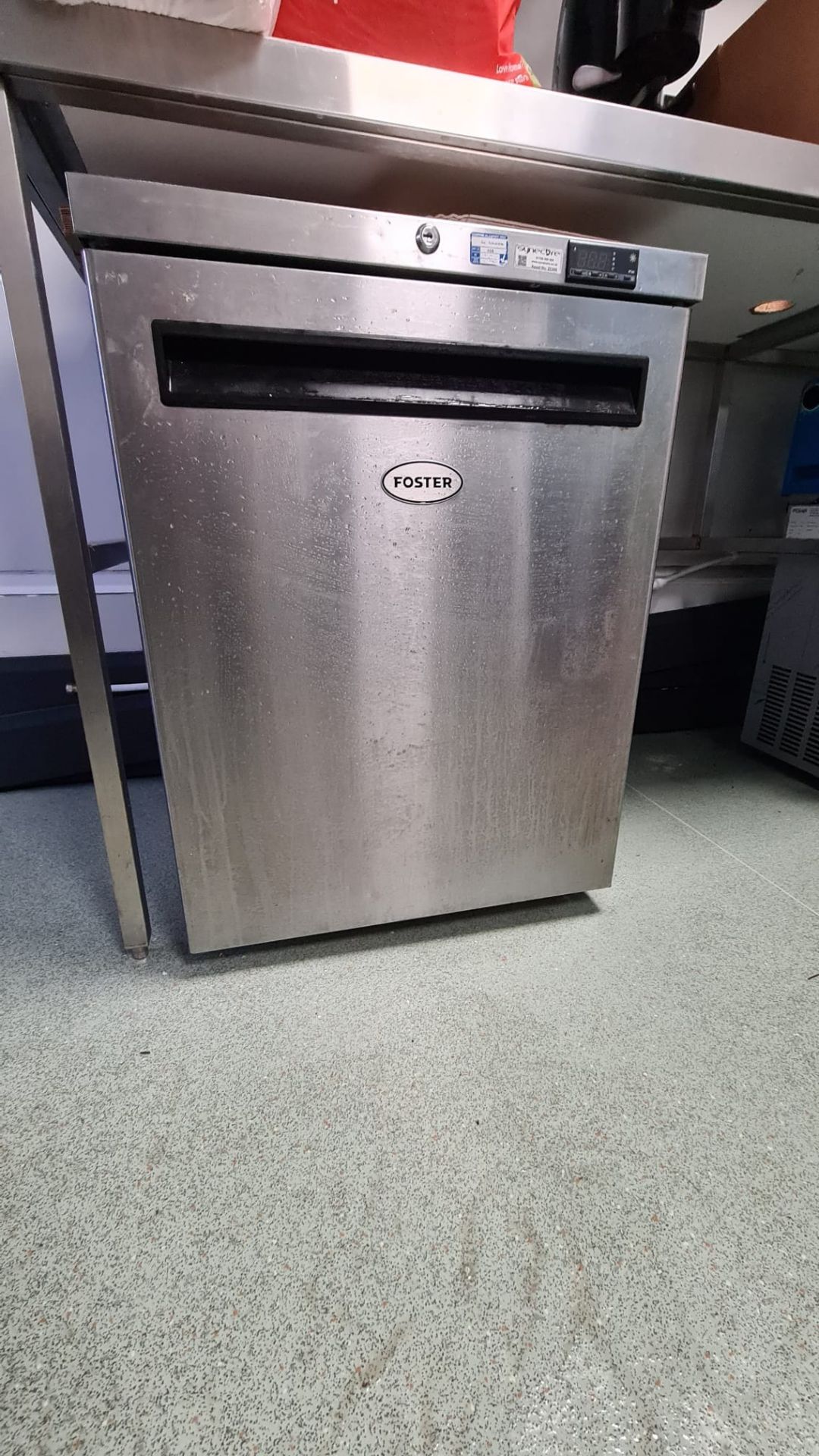 Foster under counter freezer Model - LR150-A Location - Wimbledon