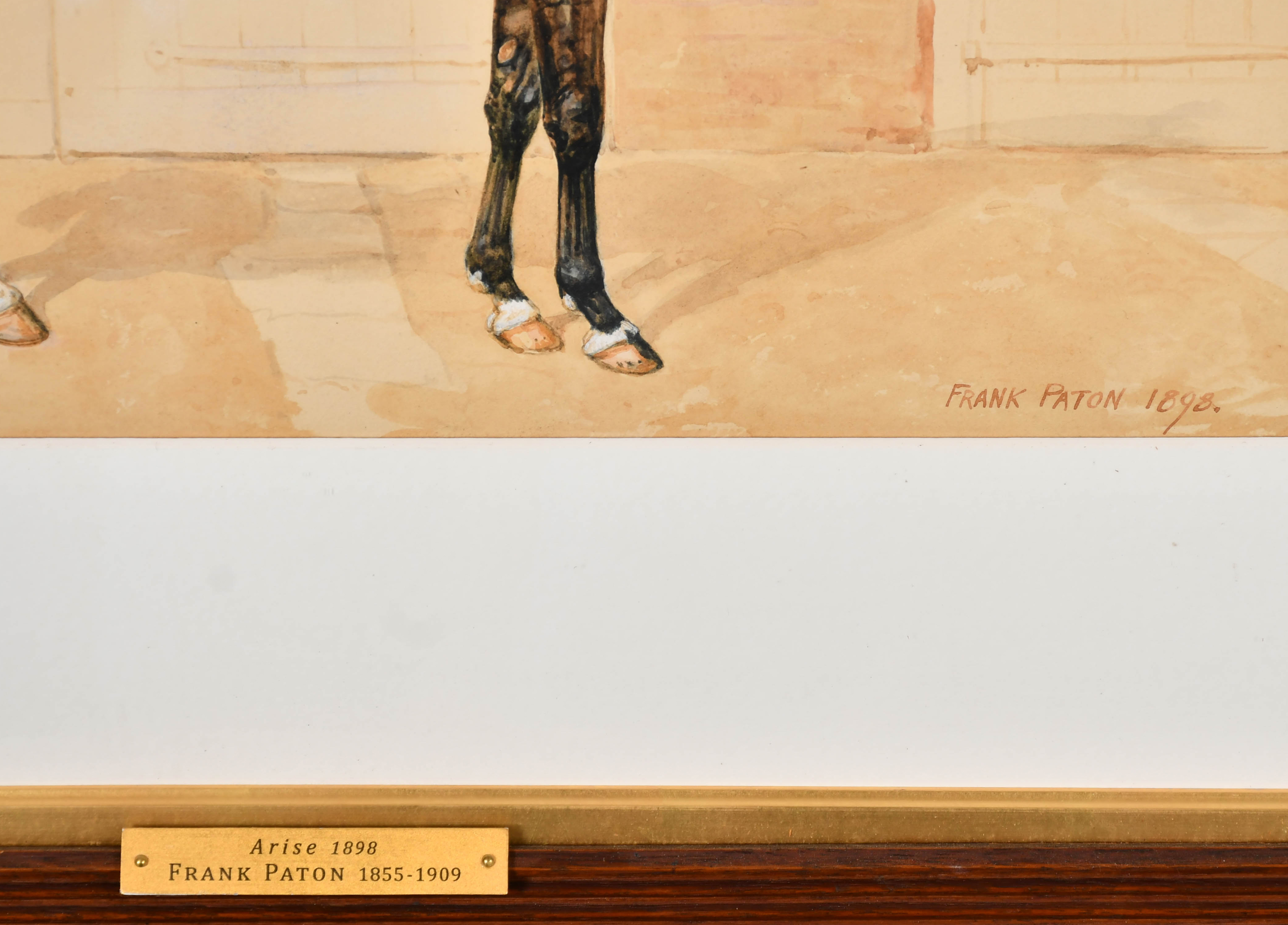 Frank Paton (1855-1909) British. "Arise", Watercolour, Signed and dated ...