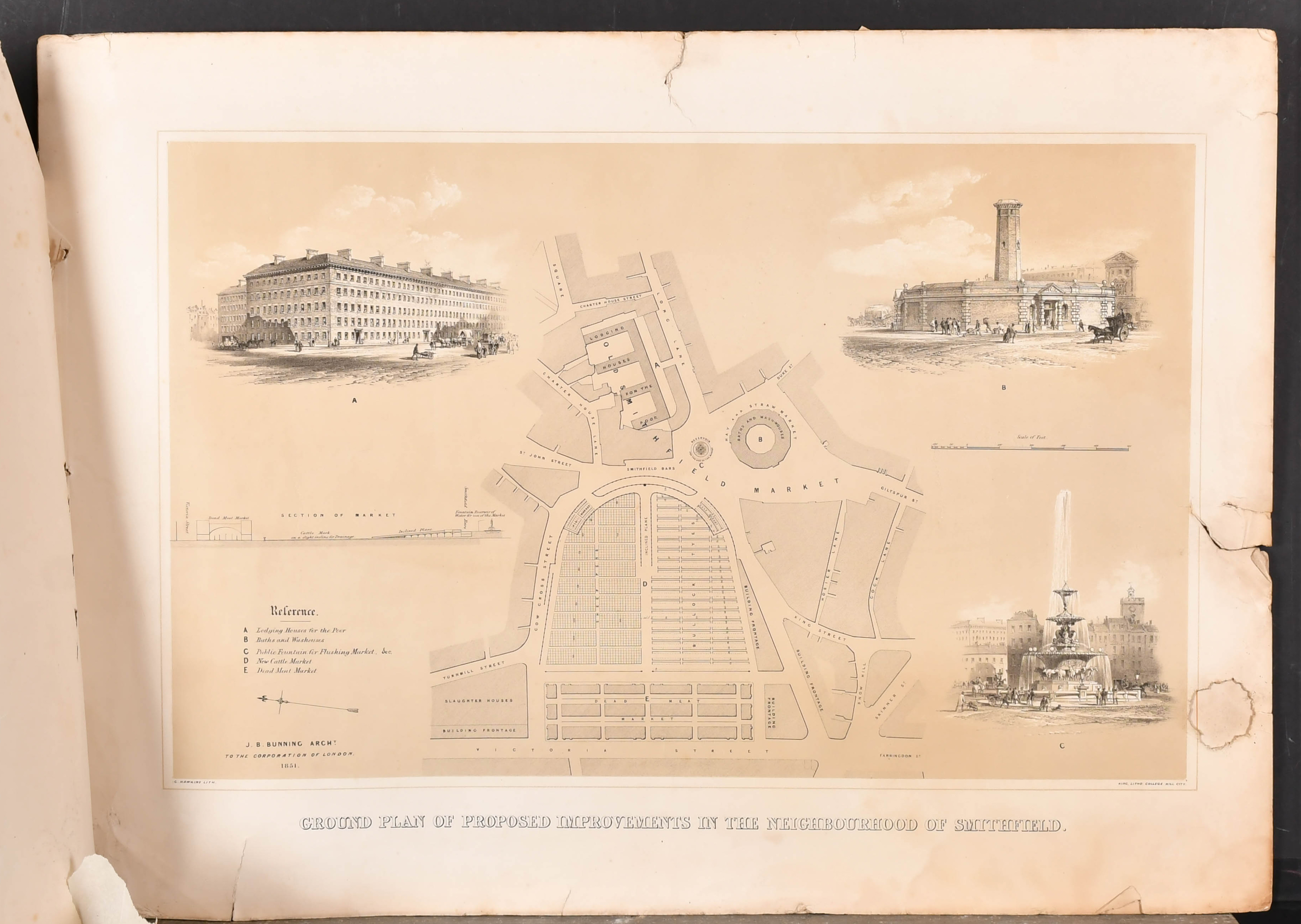 George Hawkins (1809-1852) British after James Bunstone Bunning (1802 ...