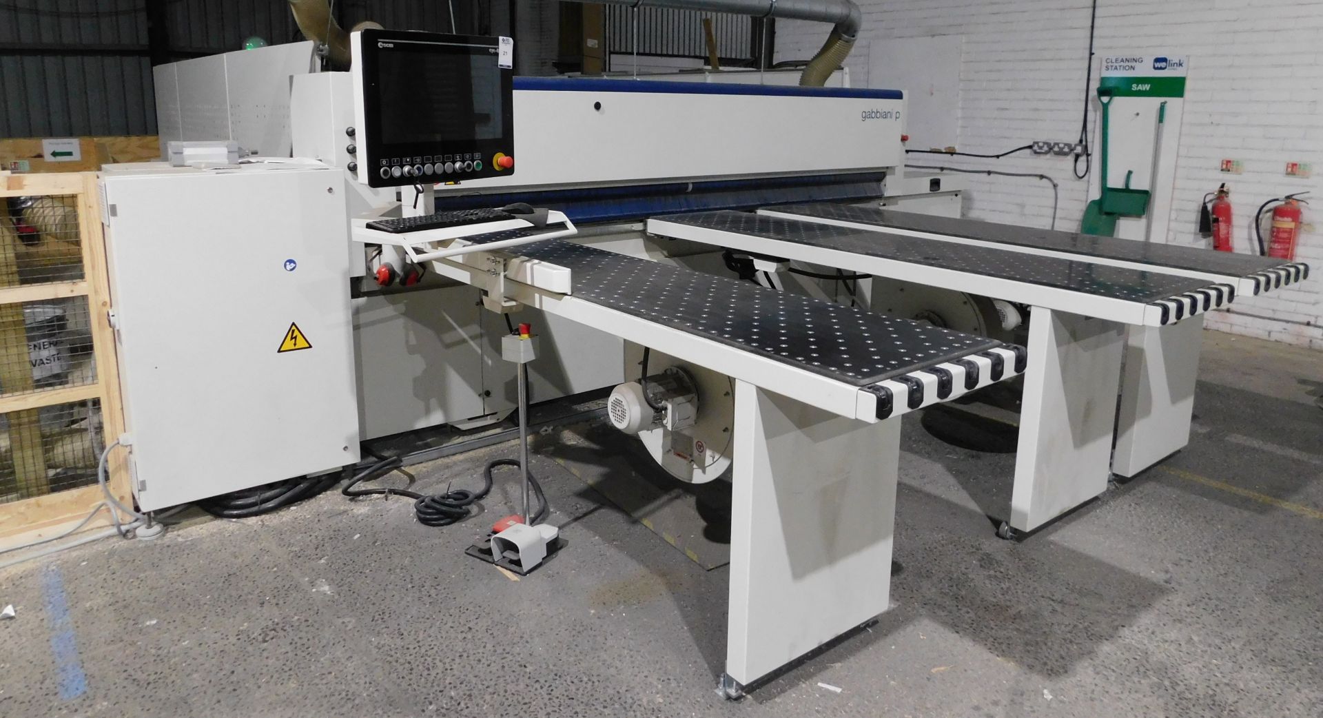 SCM Gabbiani P80 CNC Panel Saw, Serial Number AE00003322 (2023 ...