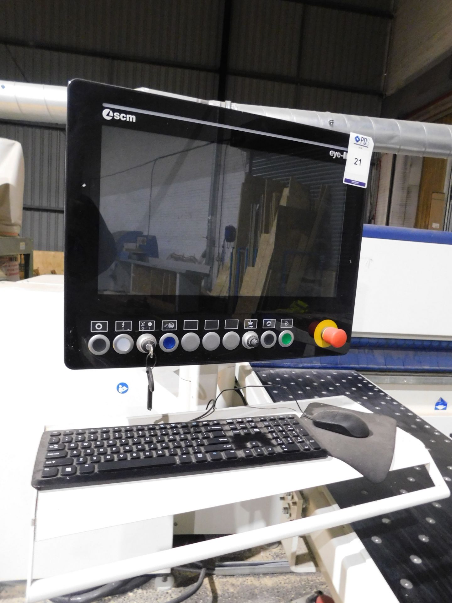 SCM Gabbiani P80 CNC Panel Saw, Serial Number AE00003322 (2023 ...