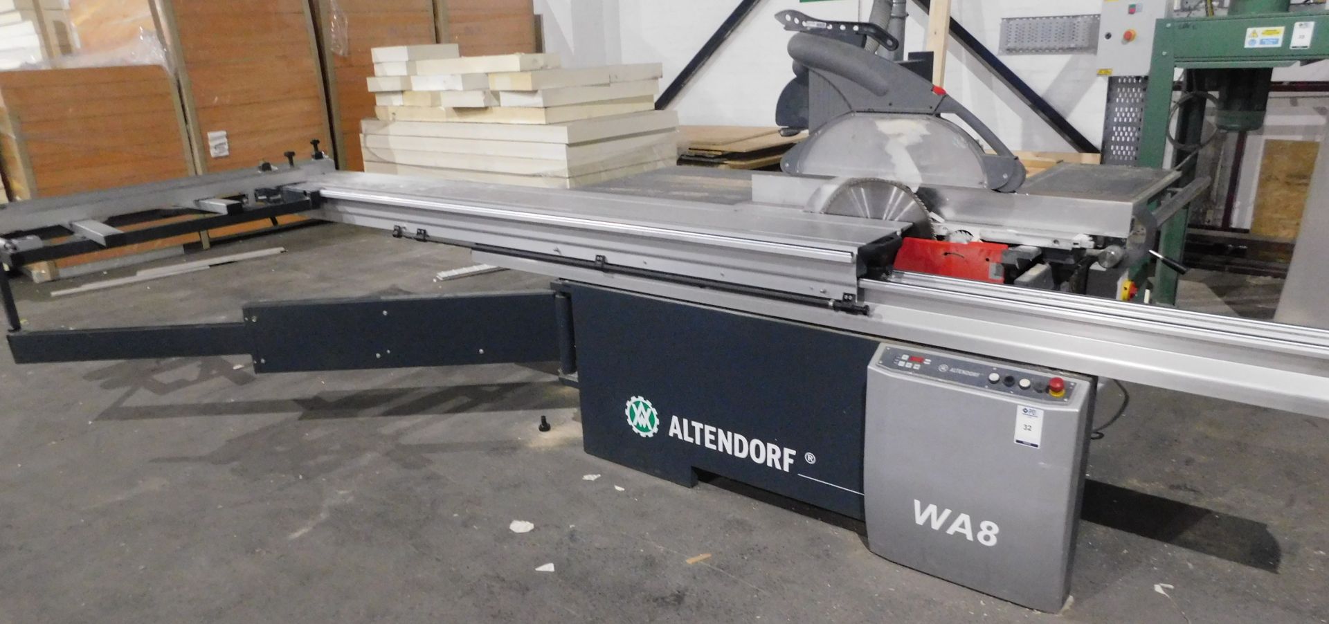 Altendorf WA8 Panel Saw, Serial Number 18-12-61-007 (2018) (Location ...