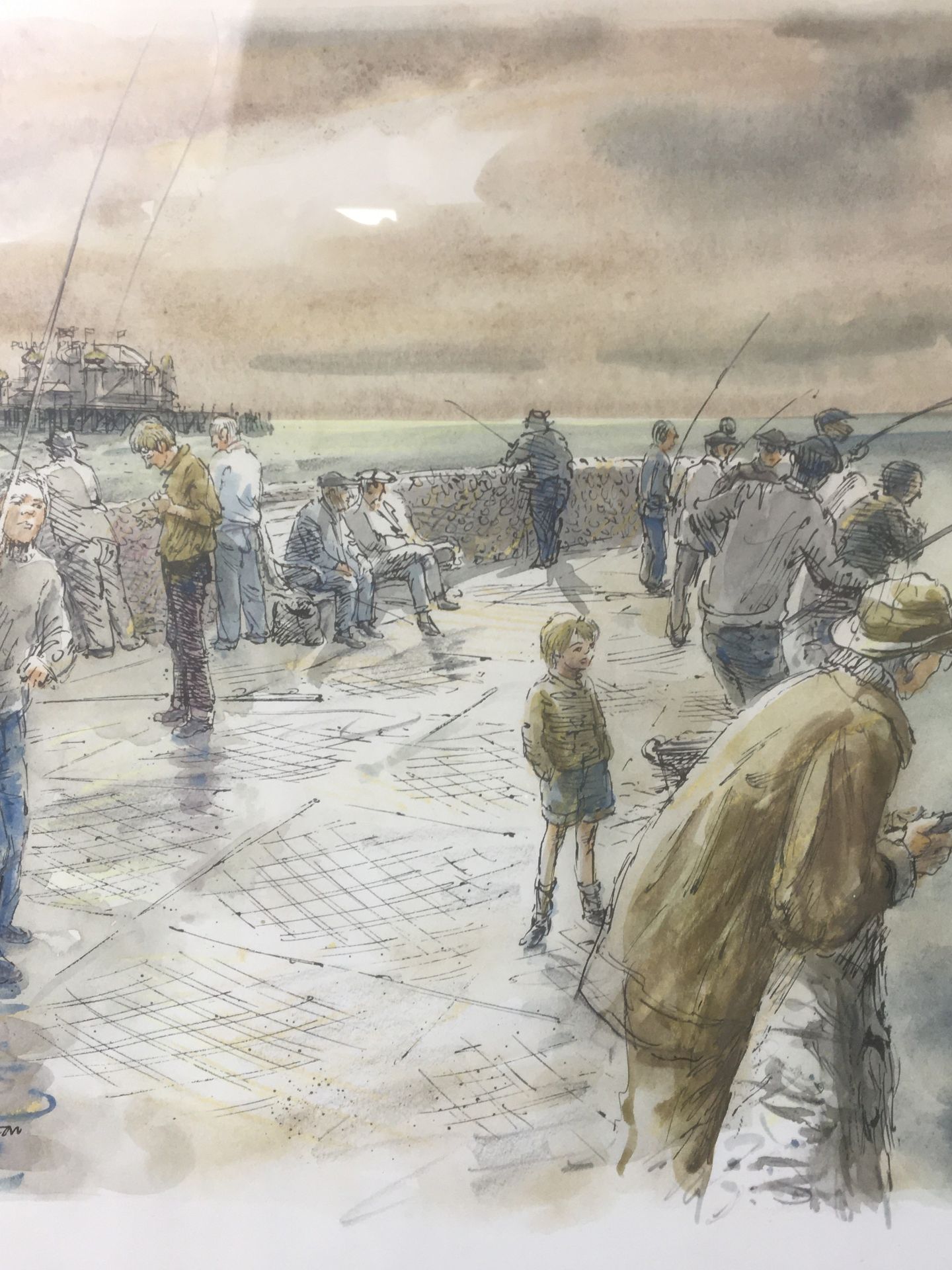 Harry Toothill - British 1917-2001 Watercolour and Ink "Spring Morning ...