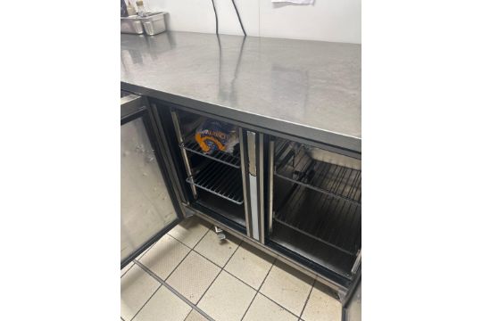 Foster ECO PRO G2 stainless steel under counter bench freezer Note this ...