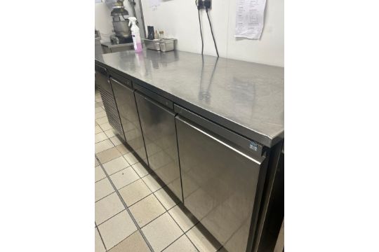 Foster ECO PRO G2 stainless steel under counter bench freezer Note this ...