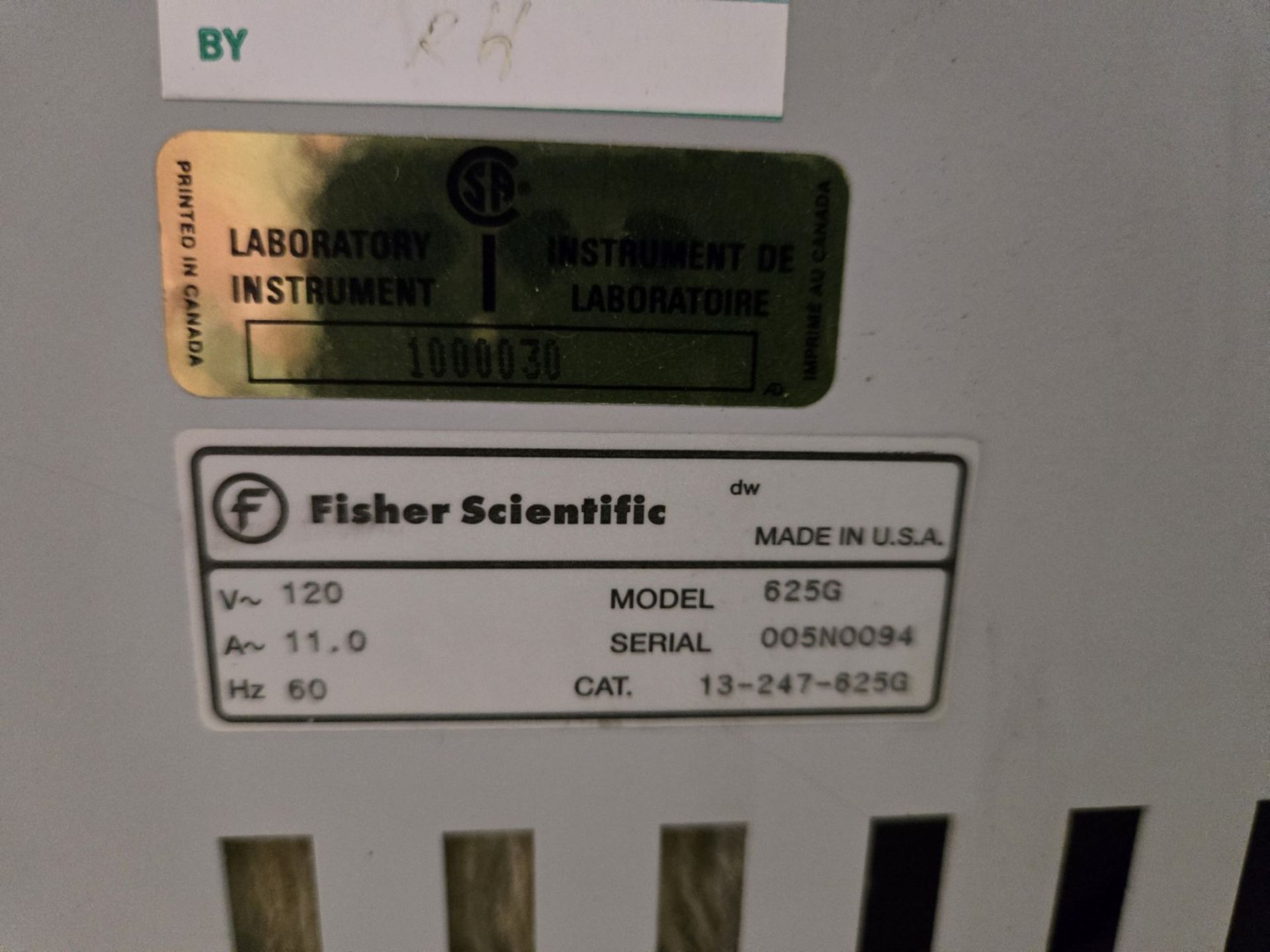 Fisher Isotemp oven, model 625G, serial# 005N0094.