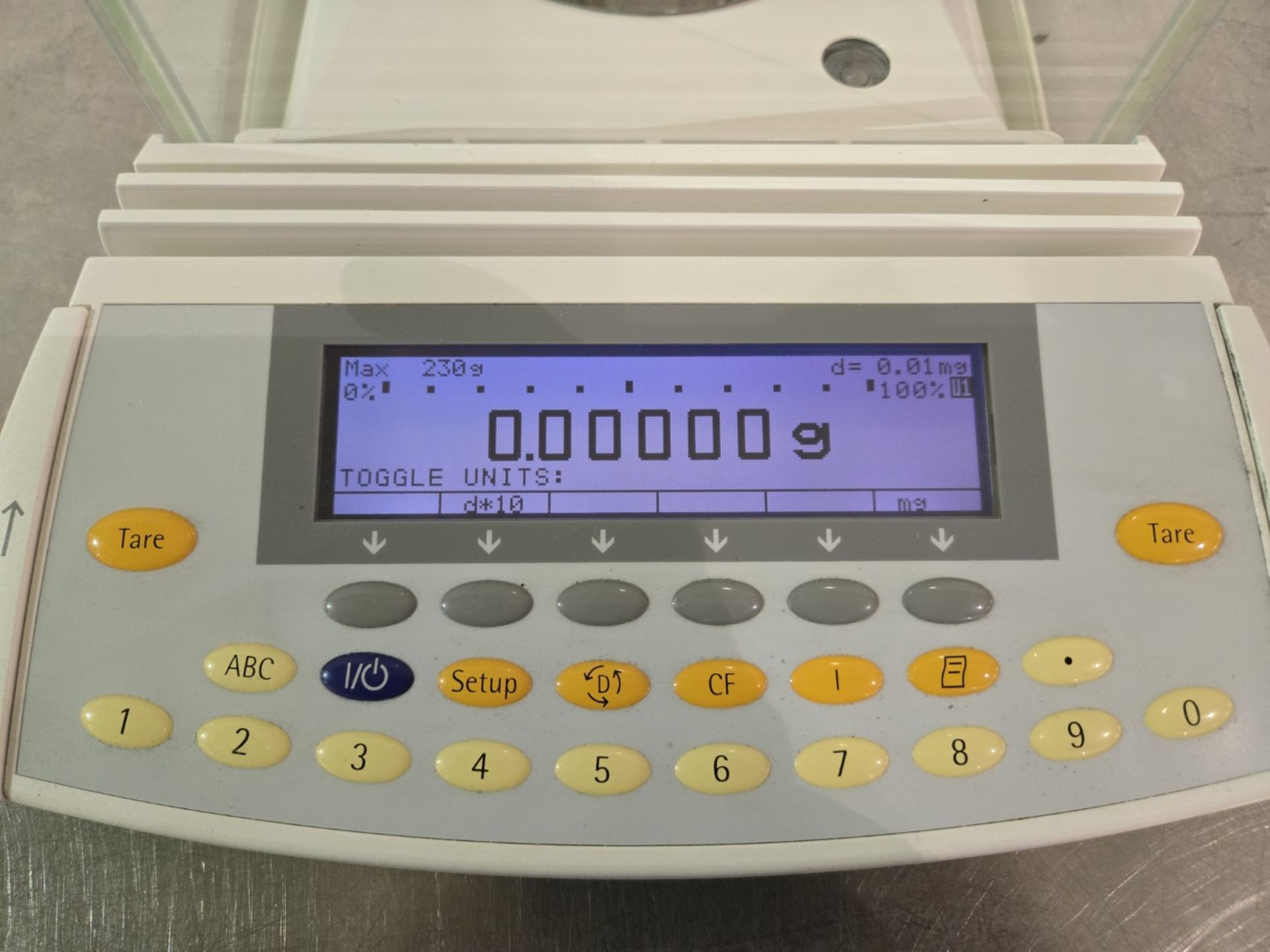 Sartorius analytical Balance, model ME235P, serial# 21708056.