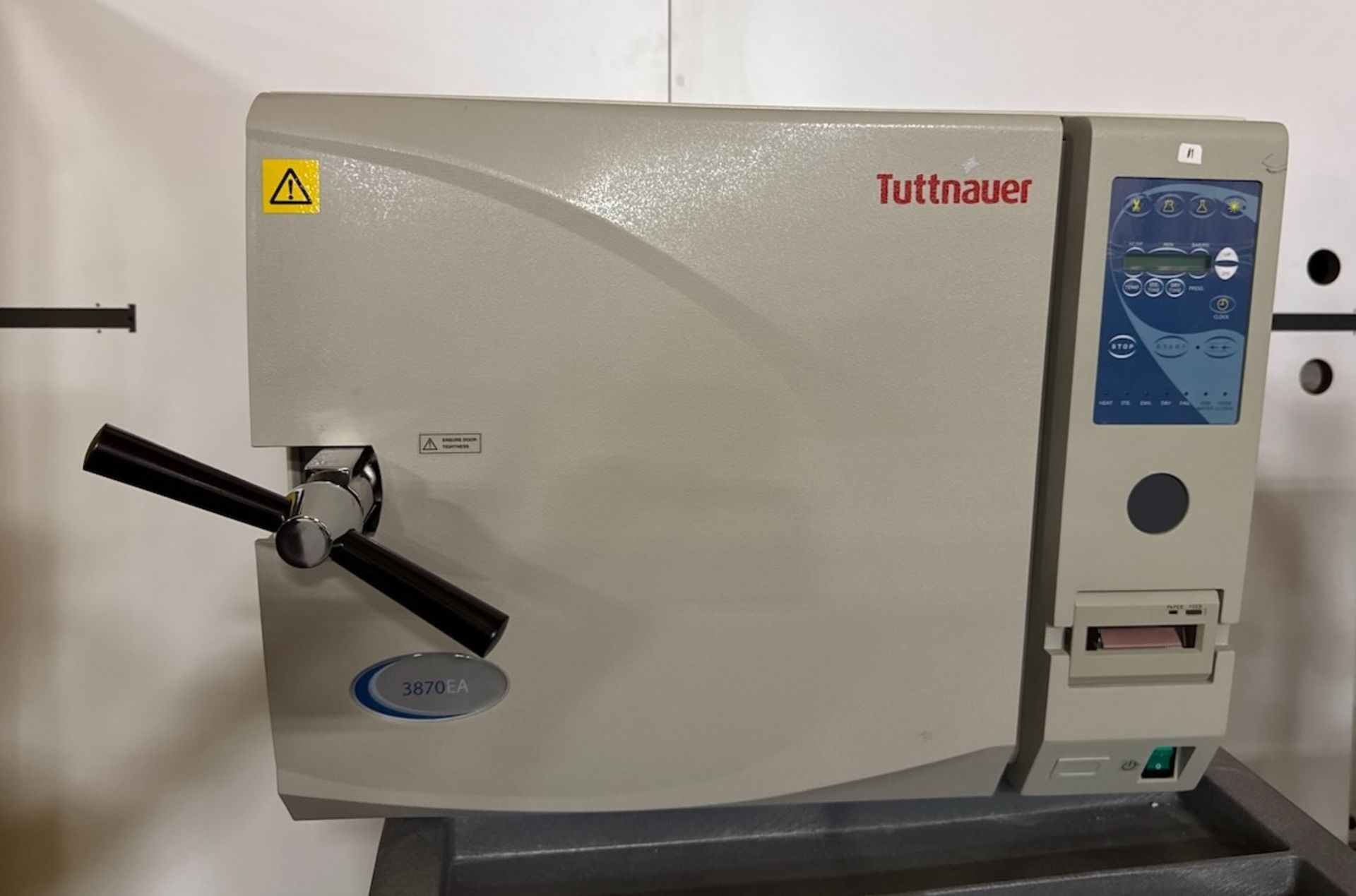 2021 Tuttnauer Autoclave, model 3870EA, S/N 20110971.