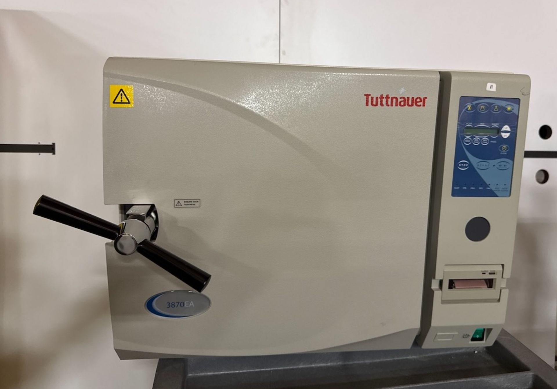 2021 Tuttnauer Autoclave, model 3870EA, S/N 20110971.