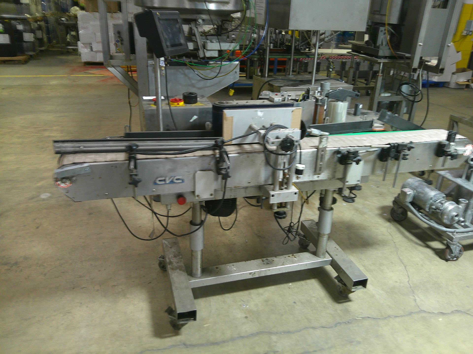 Wide belt CVC 300-II labeler, needs work {Ref:186165}Potential ...