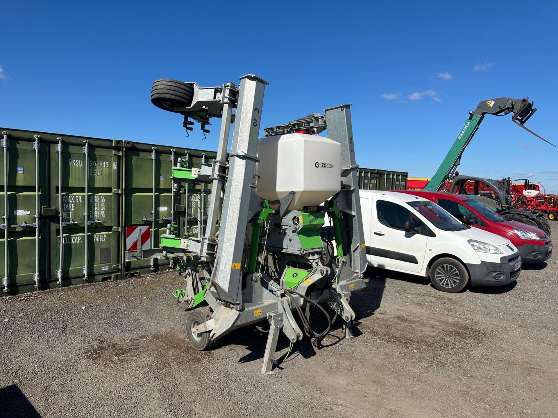 2020 Zocon GreenSeeder GS-09 8 row grass seeder for maize planted at 75cm