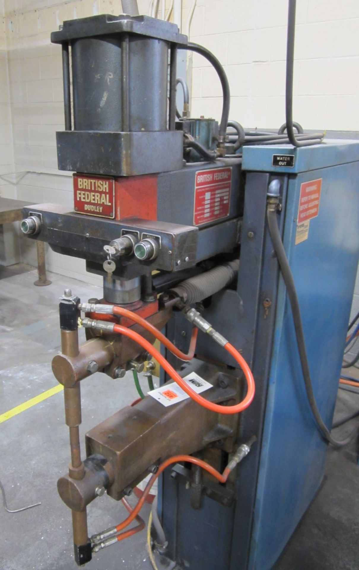 BRITISH FEDERAL 100KVA SPOT WELDER W/ ENTRON EN 1001 CONTROL, S/N 51461