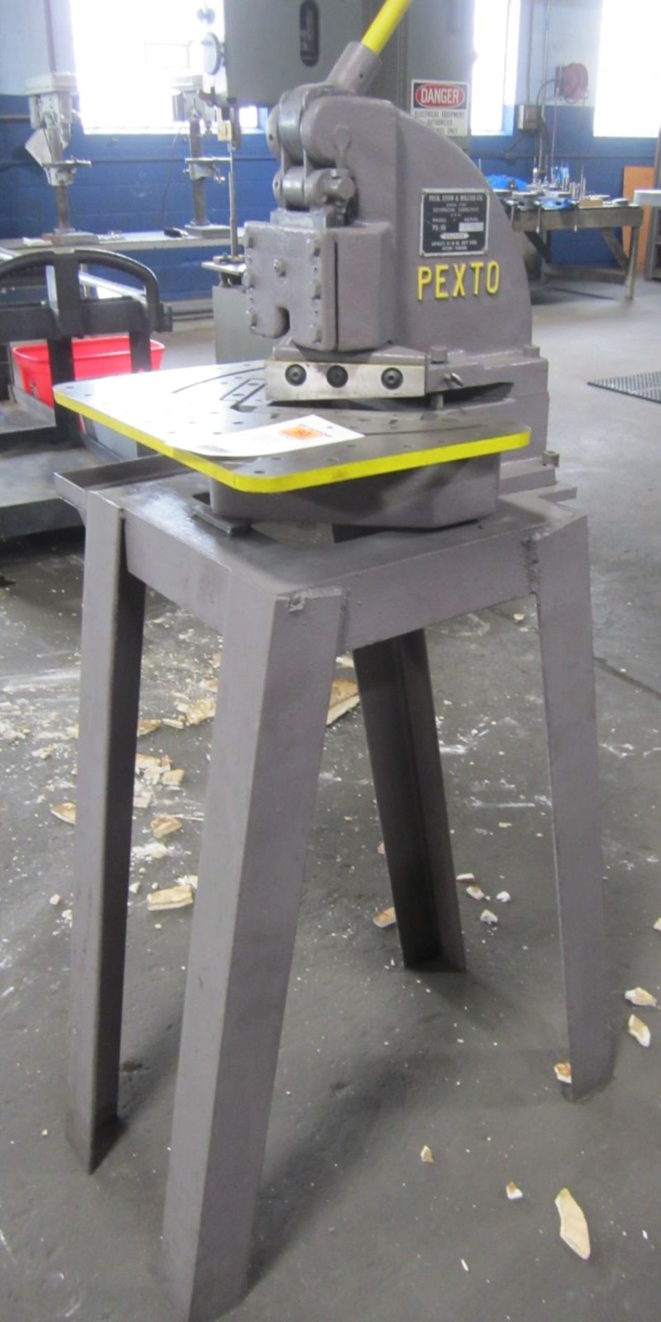 PECK, STOW AND WILCOX PS66 NOTCHER WITH STAND, 16-18 GA SOFT STEEL, S/N ...