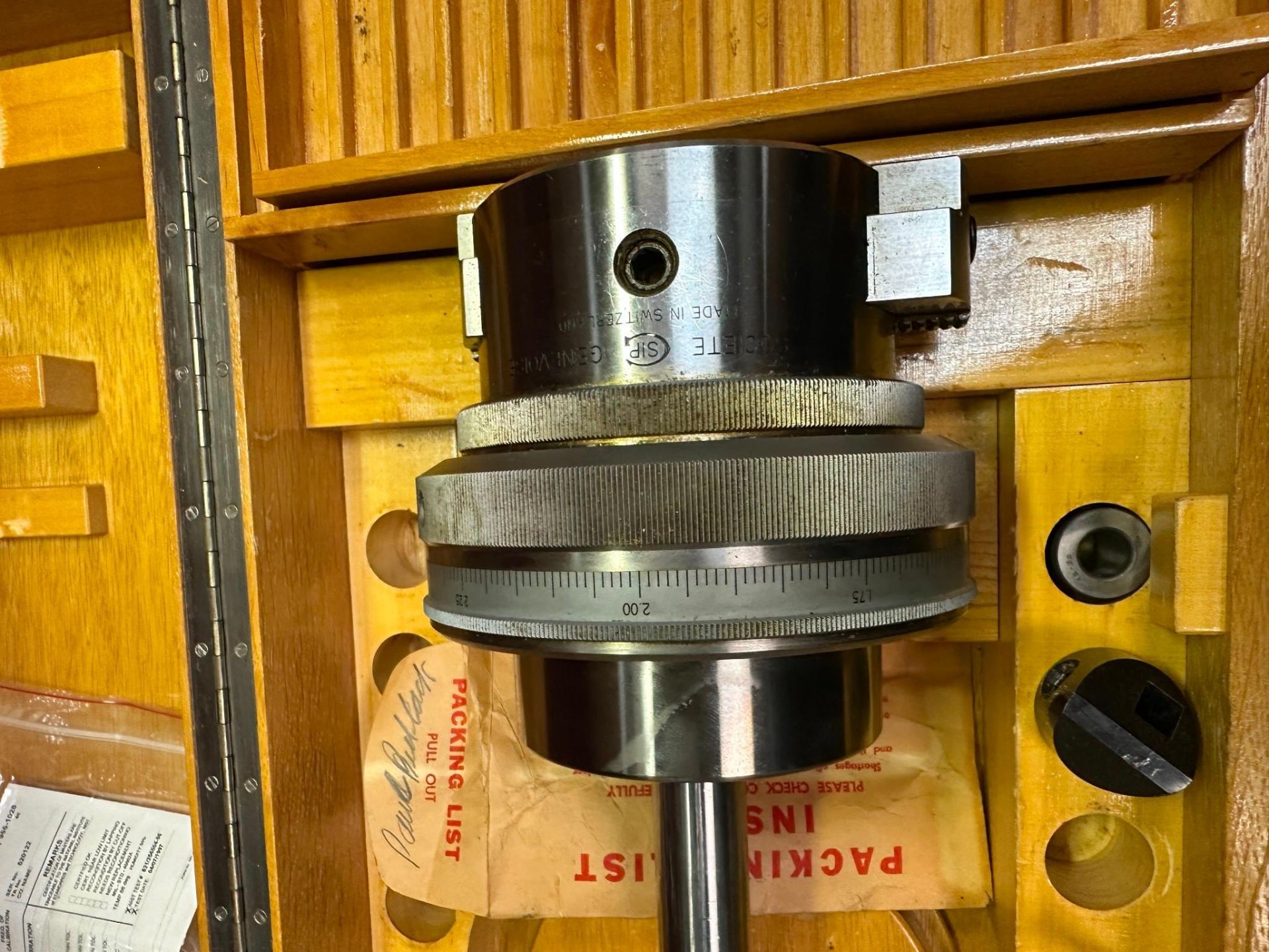 SOCIETE SIP GENEVOISE 562 UNIVERSAL MACHINE BORING HEAD 0-2.25
