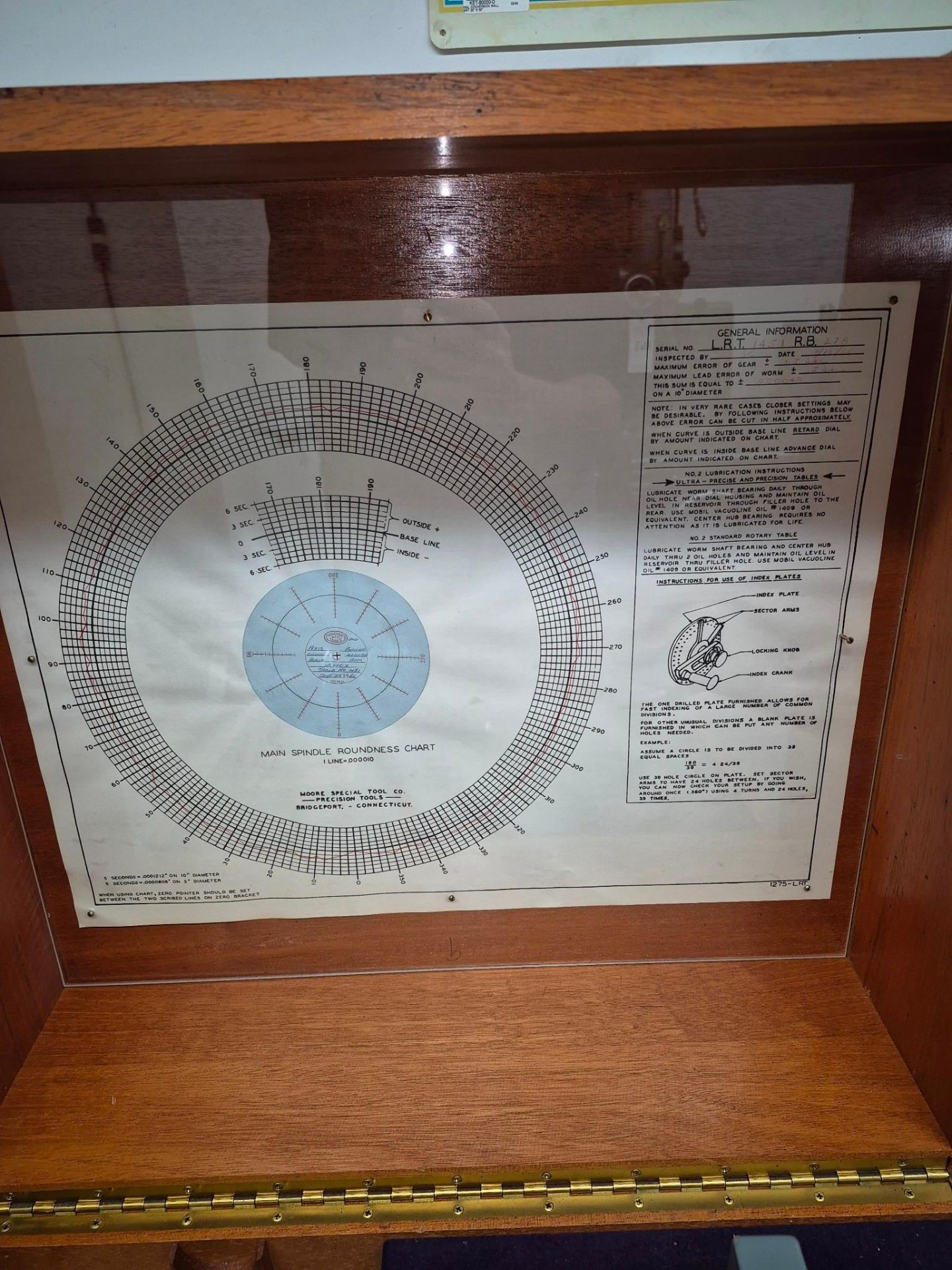 MOORE TOOLS PRECISION ROTARY TABLE LRT1451 TABLE DIAMETER: 10 7/8" WITH ...