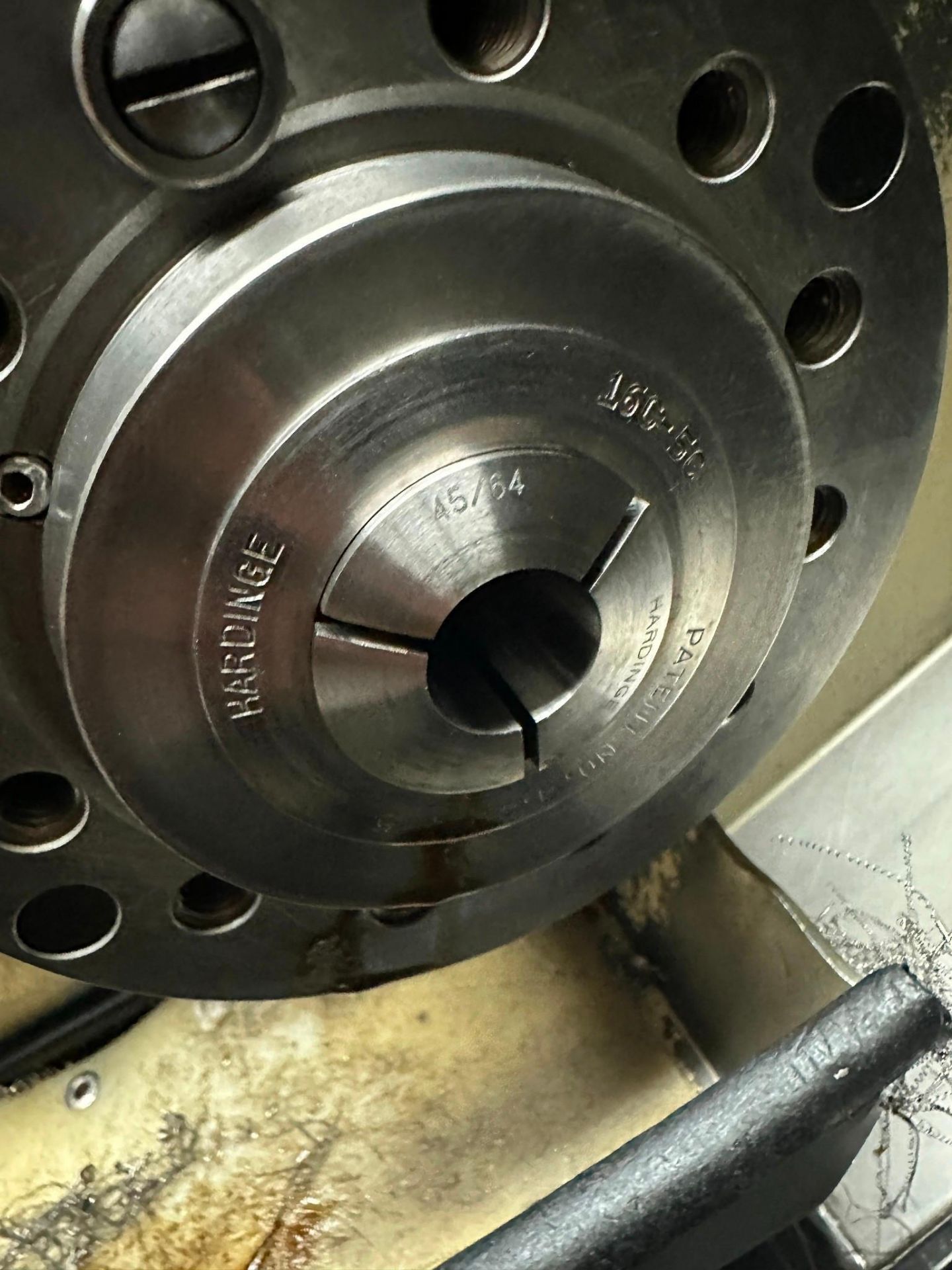 HARDINGE COBRA 42 CNC LATHE WITH SAMECA BAR FEEDER AND HARDINGE HAR ...