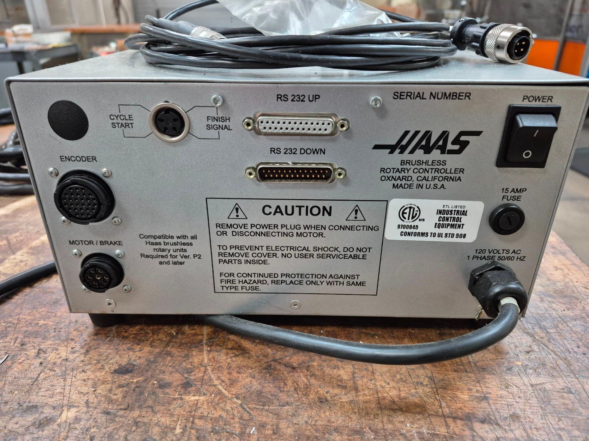 HAAS HA5C PROGRAMMABLE 5C INDEXER WITH HAAS BRUSHLESS ROTARY CONTROLLER ...