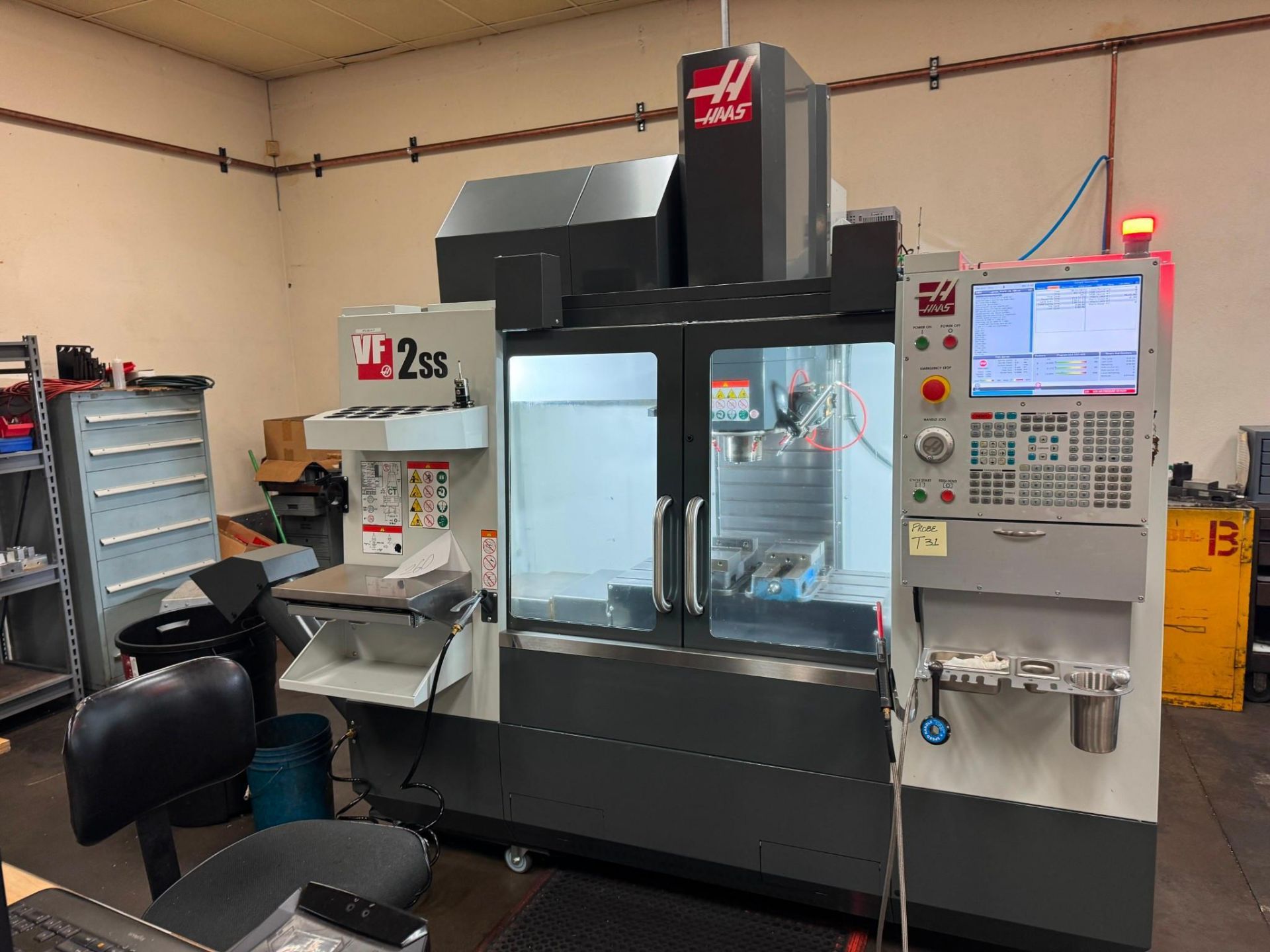 2024 HAAS VF-2SS CNC VMC, 4TH AXIS WIRING, WIPS, TSC, CHIP AUGER ...