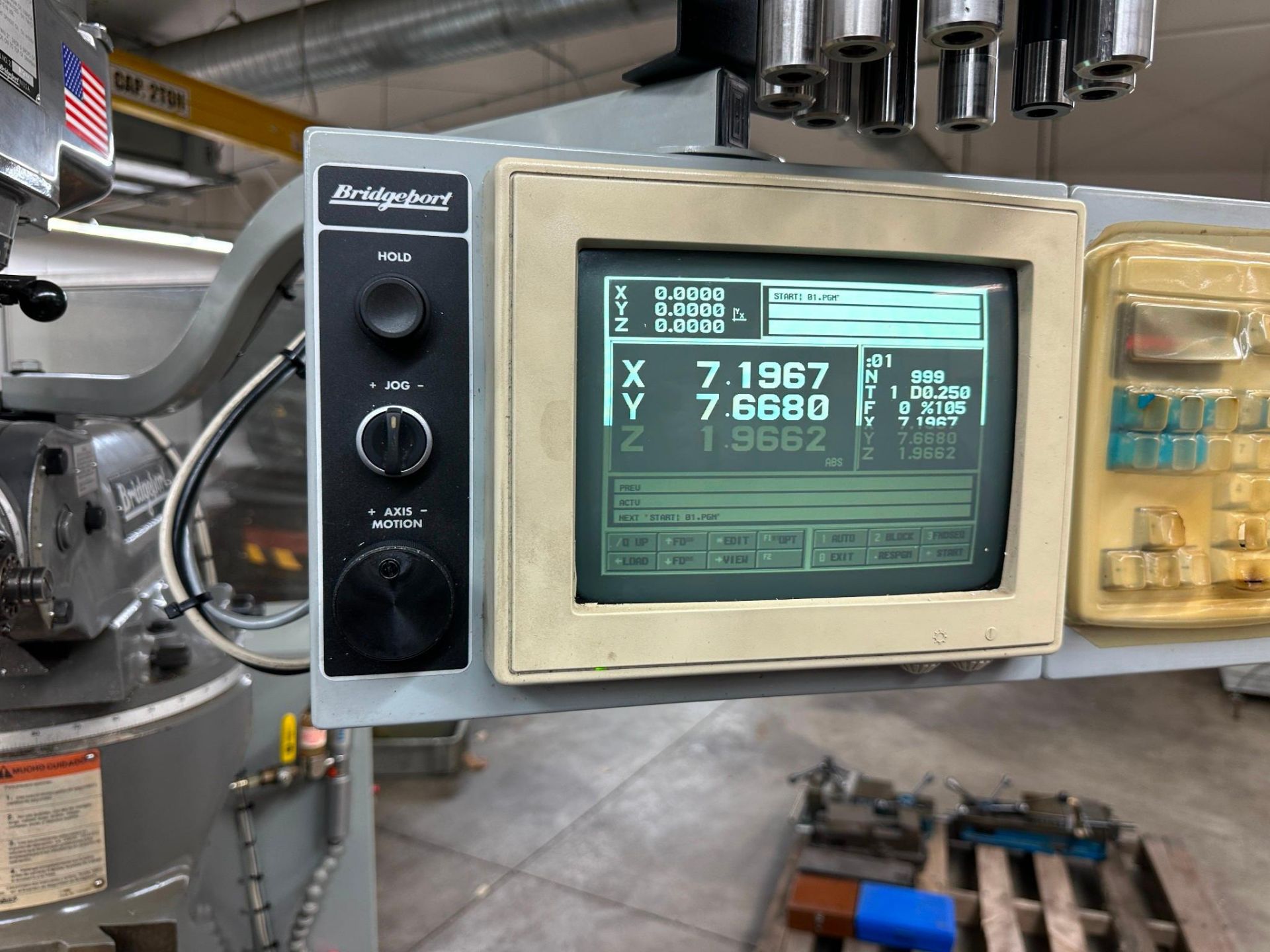 BRIDGEPORT SERIES I 2 HP EZ TRAK CNC VERTICAL MILL, BRIDGEPORT CNC ...