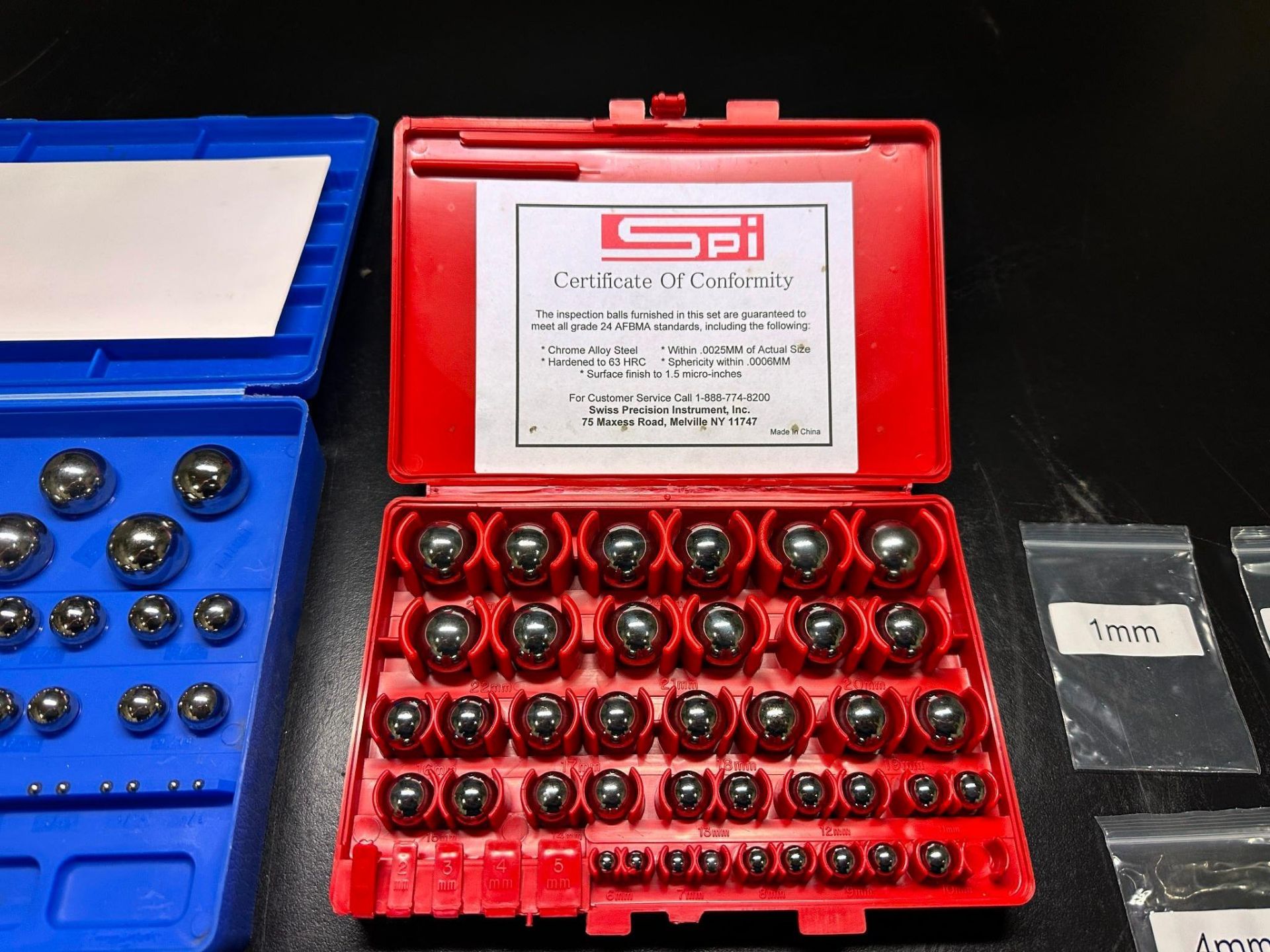 SPI/PRECISION COMPONENTS GAGE BALL SETS