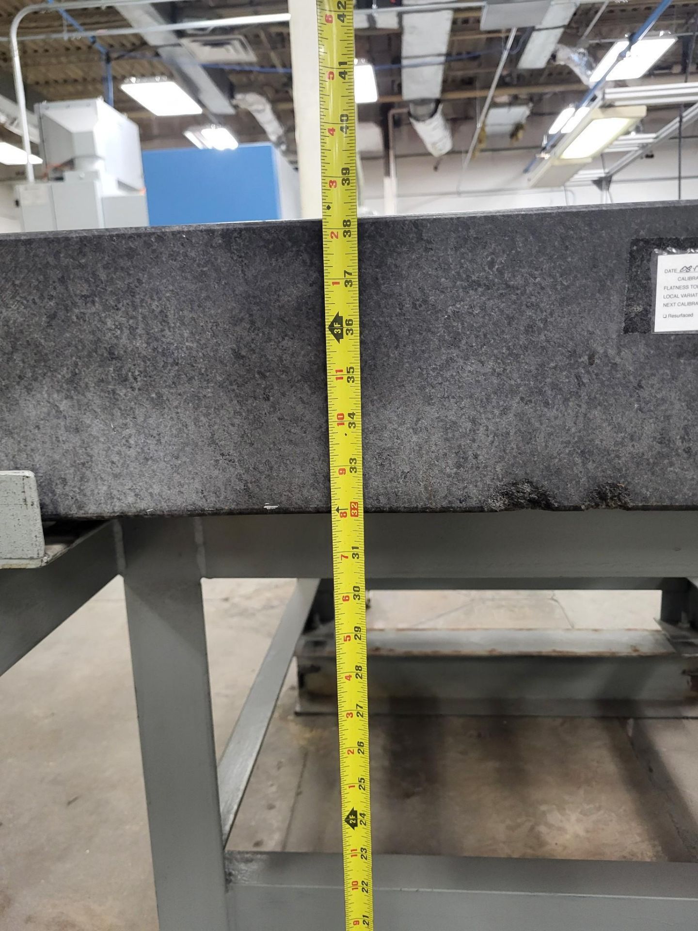 STANDRIDGE GRANITE CORP. GRANITE SURFACE PLATE AND HEAVY DUTY STEEL ...