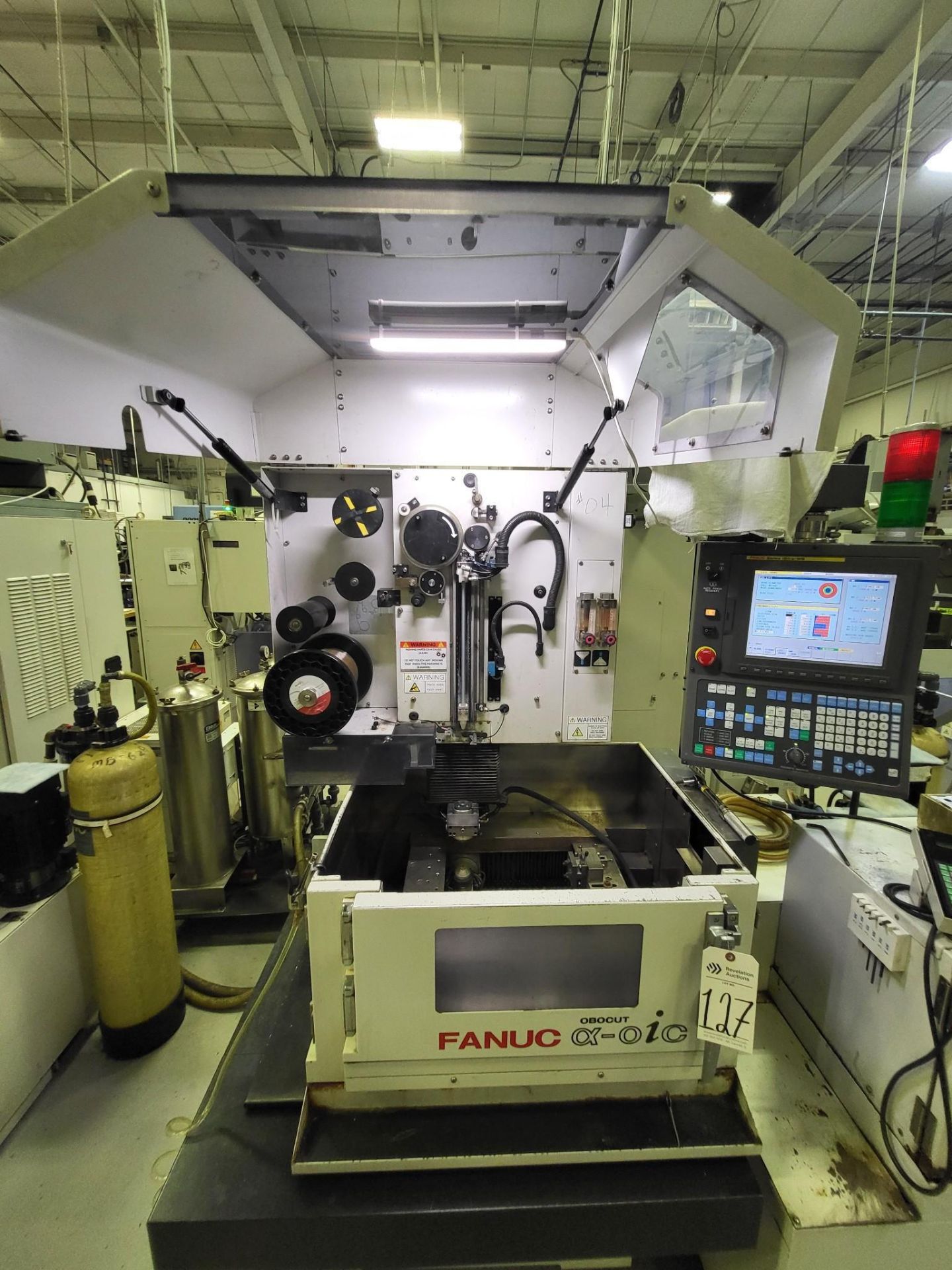 2003 FANUC ROBOCUT ALPHA OIC 7" CNC WIRE EDM WITH AUTO WIRE THREAD ...