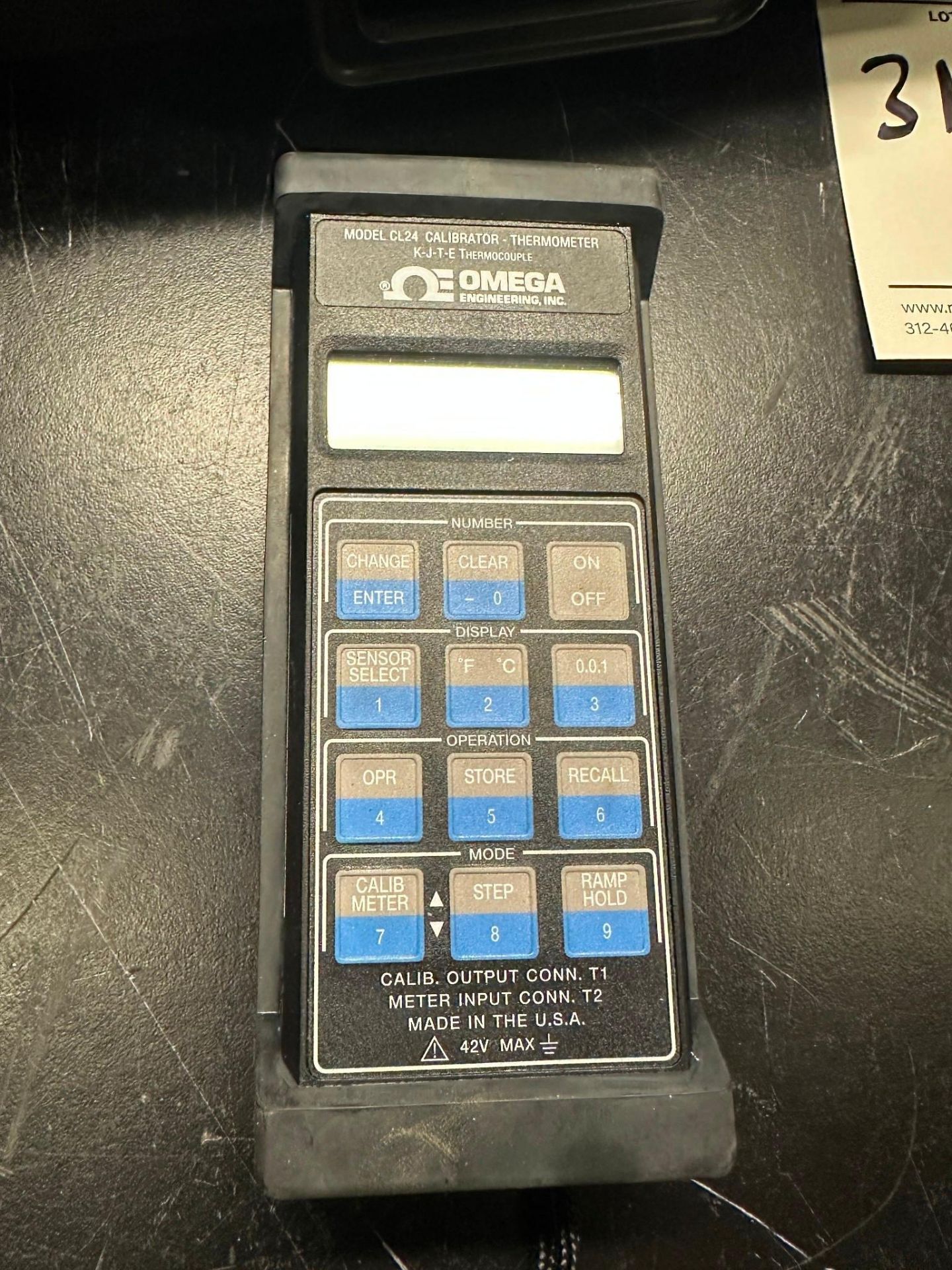OMEGA CL-24 CALIBRATOR AND THERMOMETER Item Location - Colorado Springs, CO