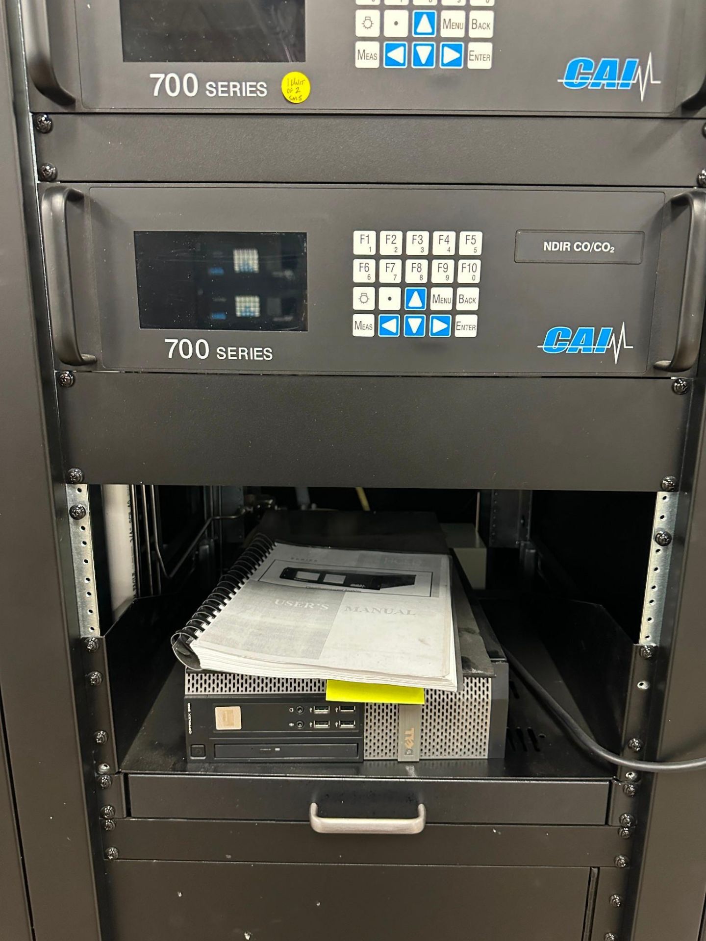CAI MOBILE EMISSIONS ANALYSIS CART MODEL 101462-1 SYSTEM ANALYZERS, GAS ...