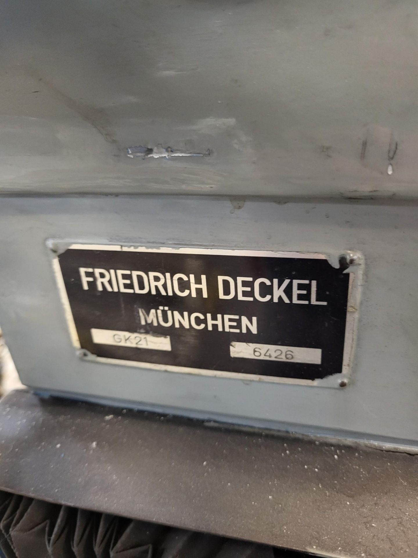 FRIEDRICH DECKEL GK21 UNIVERSAL ENGRAVING AND COPY MILLING MACHINE