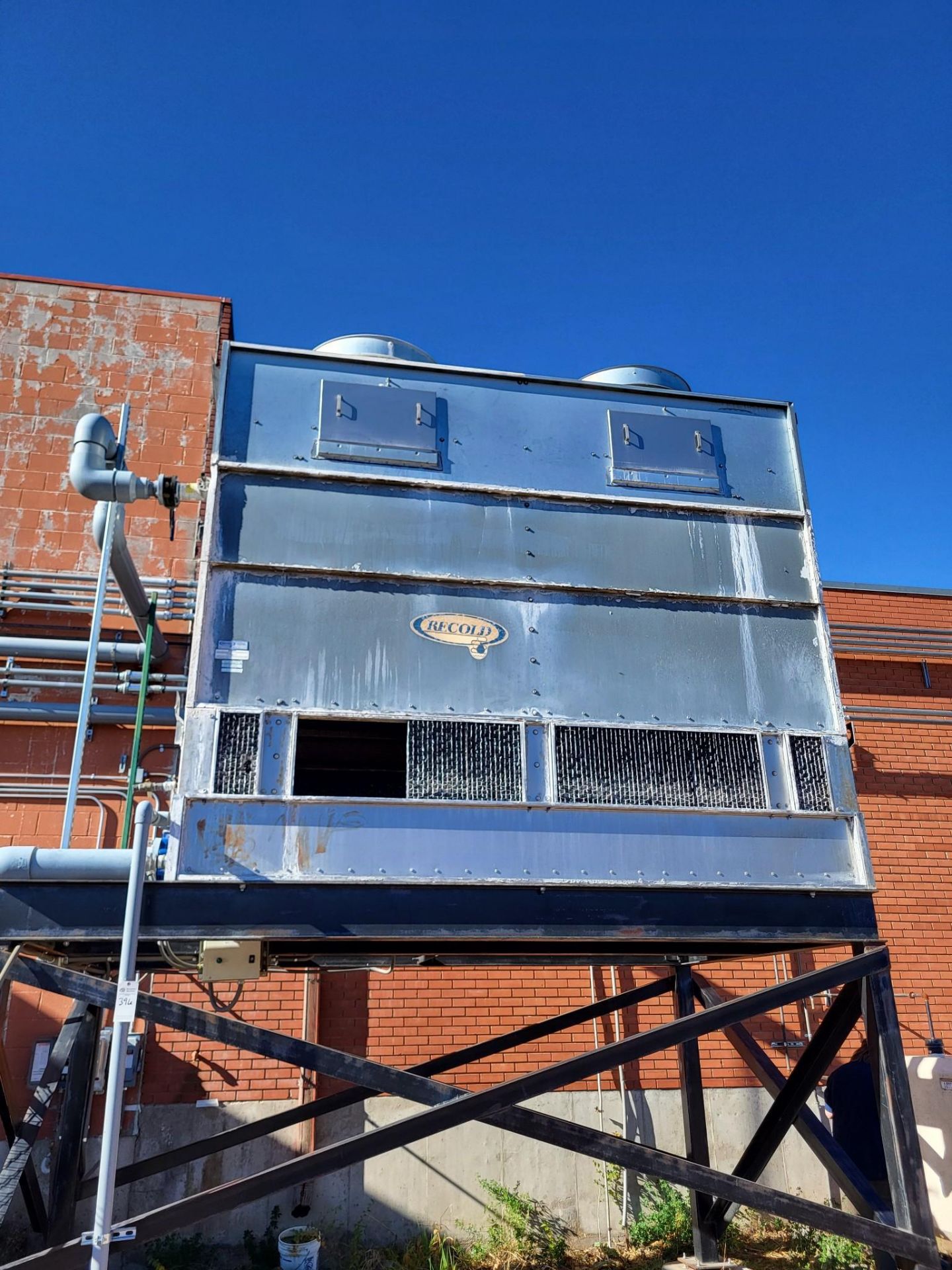 RECOLD MT-343 INDUSTRIAL EVAPORATIVE CONDENSER Item Location - Colorado ...