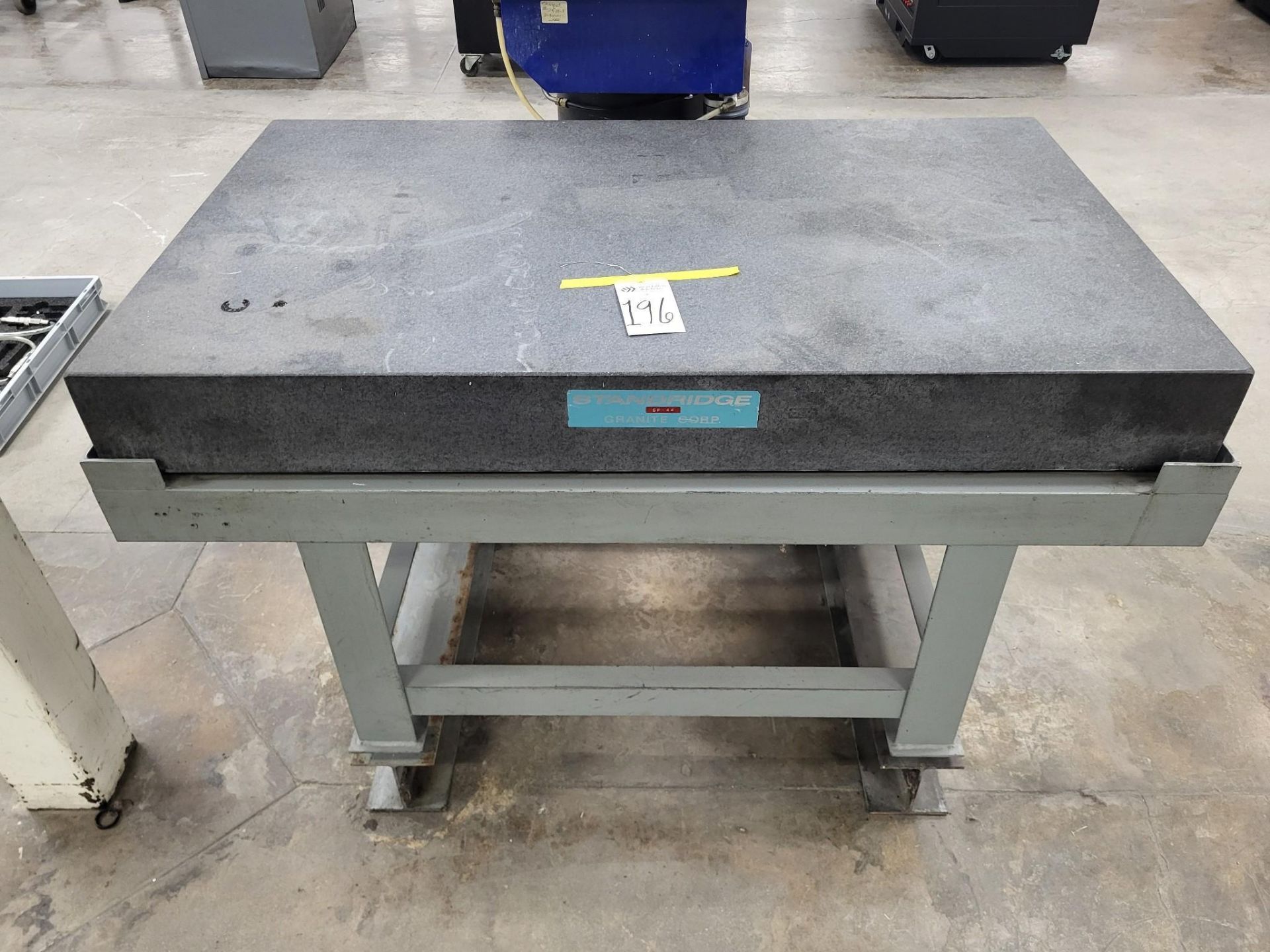 STANDRIDGE GRANITE CORP. GRANITE SURFACE PLATE AND HEAVY DUTY STEEL ...
