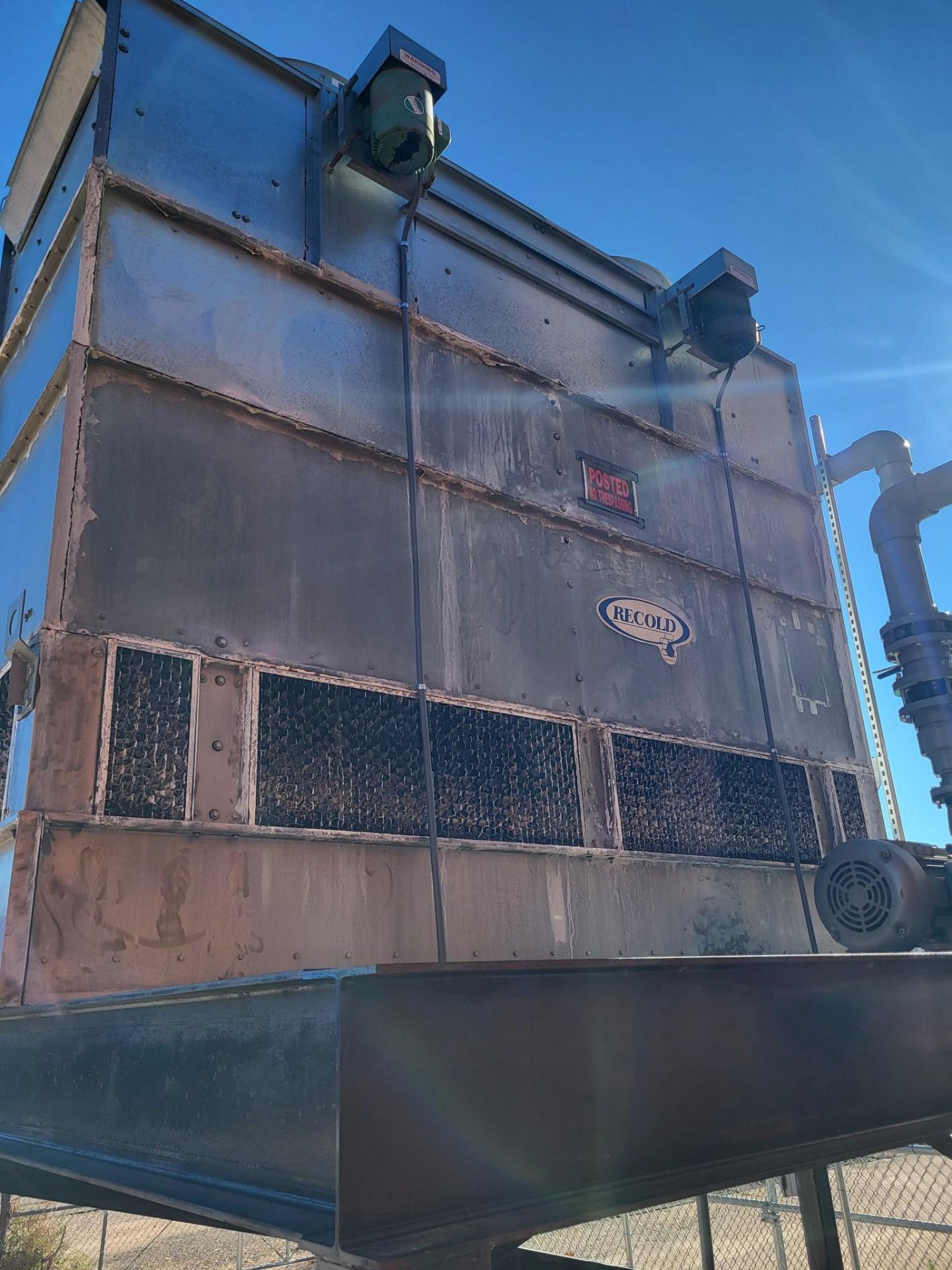 RECOLD MT-343 INDUSTRIAL EVAPORATIVE CONDENSER Item Location - Colorado ...