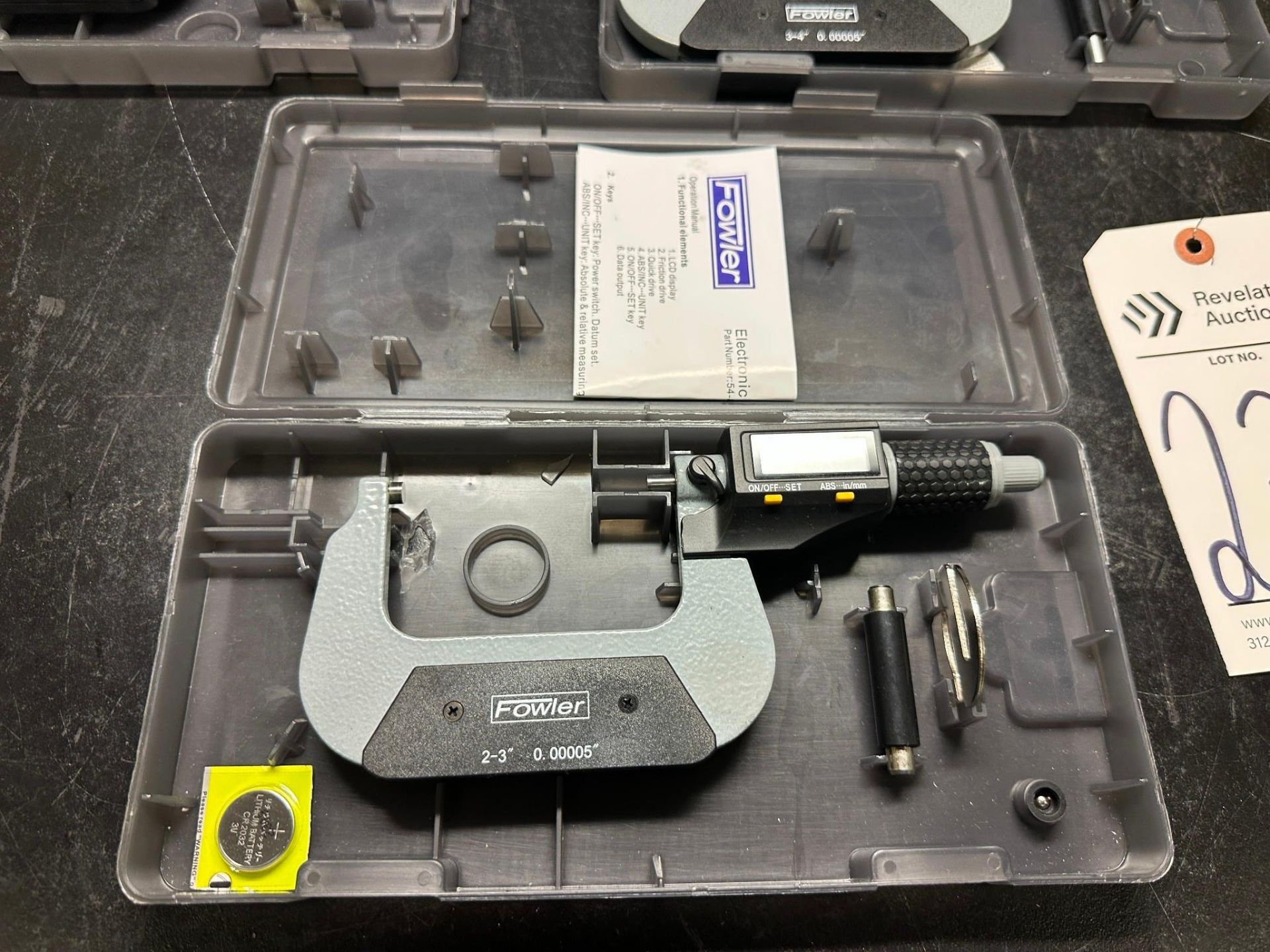 (3) FOWLER DIGITAL MICROMETERS