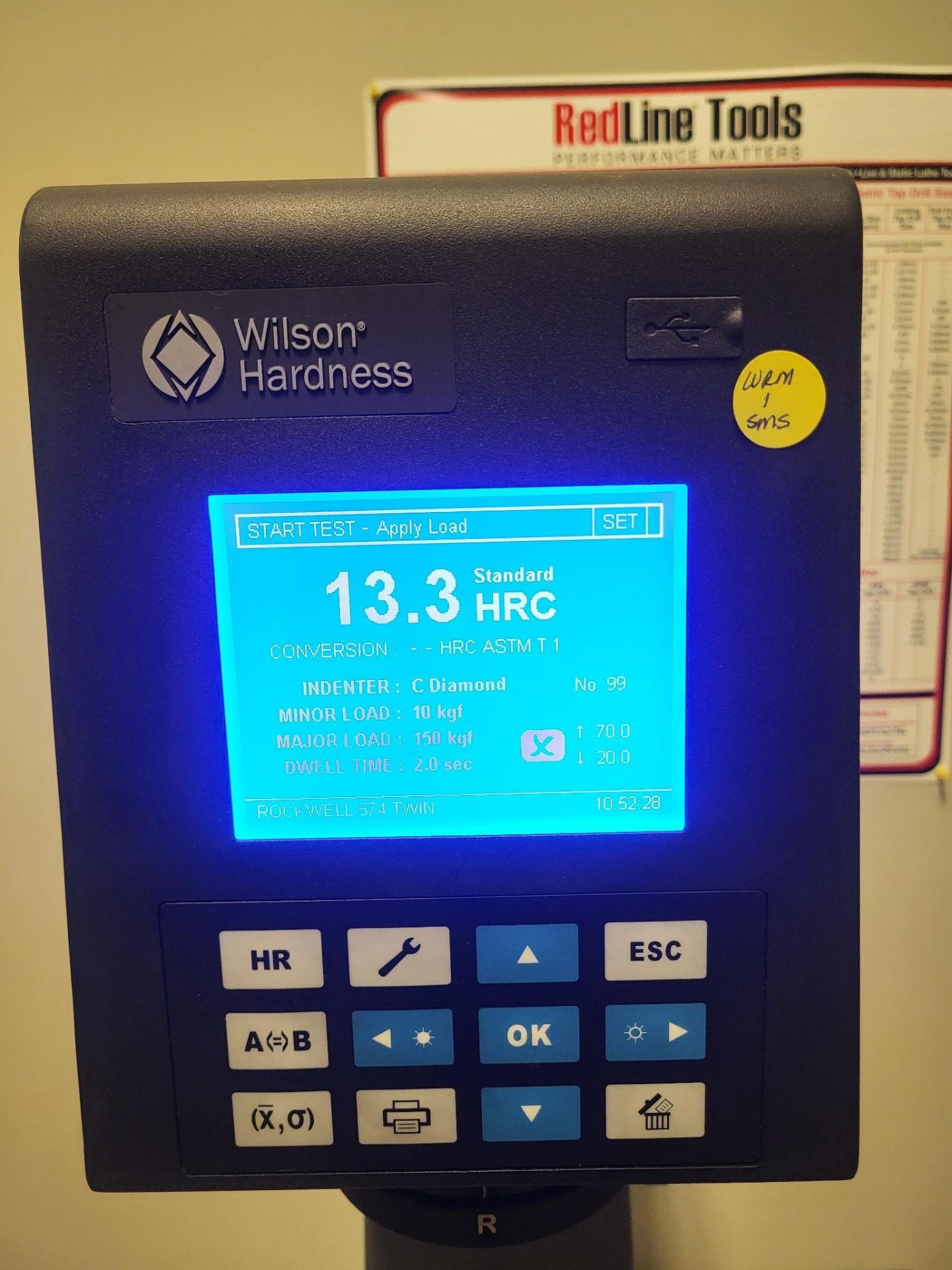 2017 WILSON ROCKWELL 574 HARDNESS TESTER SN: R574-00-1426 ...