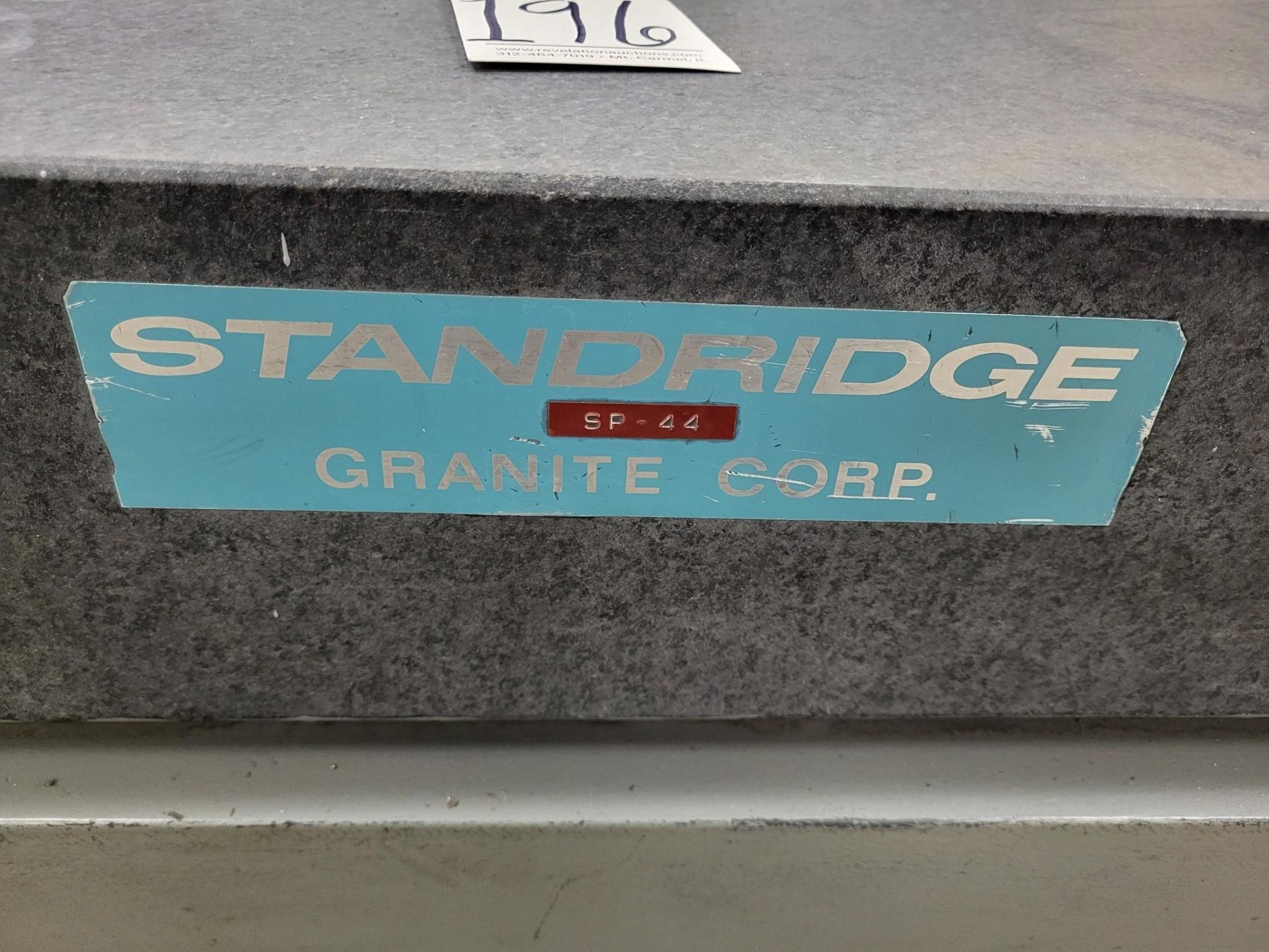 STANDRIDGE GRANITE CORP. GRANITE SURFACE PLATE AND HEAVY DUTY STEEL ...
