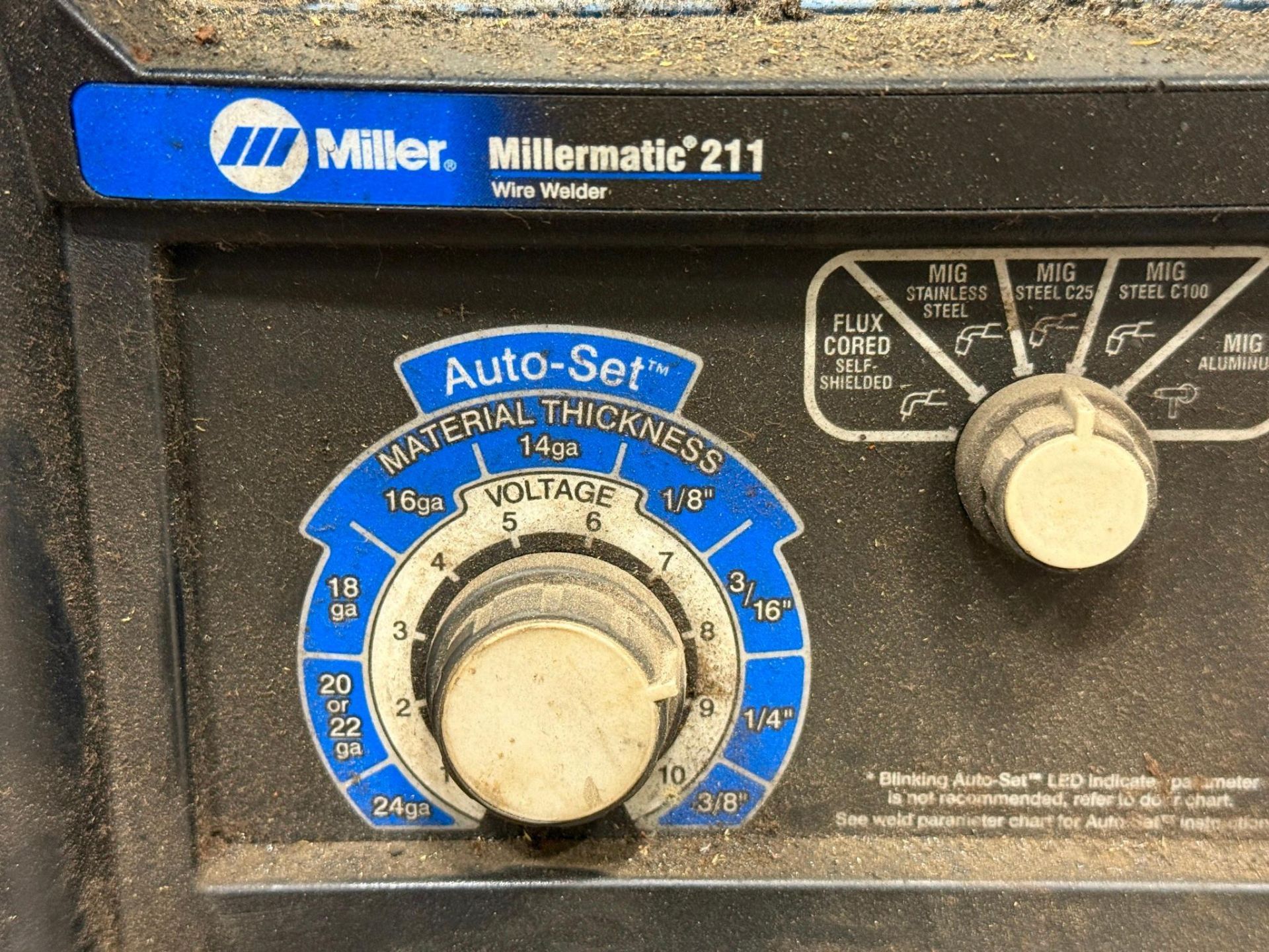 2018 MILLER MILLERMATIC 211 MIG WELDER ON CART W/ACCESSORIES SN ...