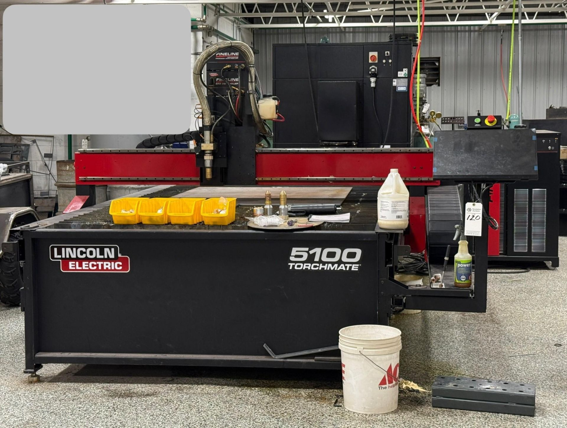 2023 LINCOLN ELECTRIC TORCHMATE 5100 CNC PLASMA CUTTING TABLE SYSTEM 5 ...