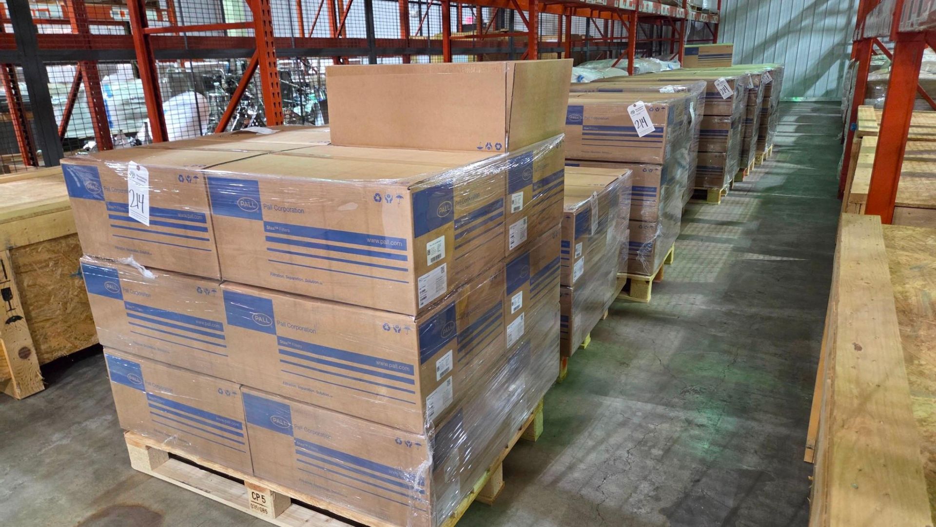 PALLETS OF PALL STAX FILTERS