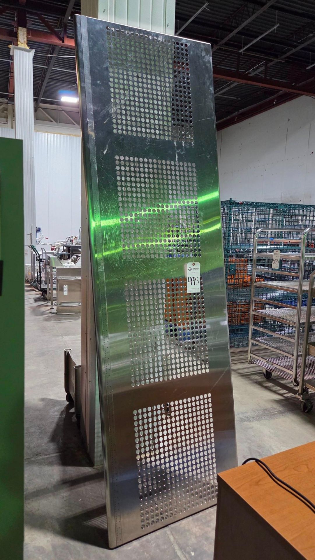 STAINLESS STEEL GRATED TABLE TOP