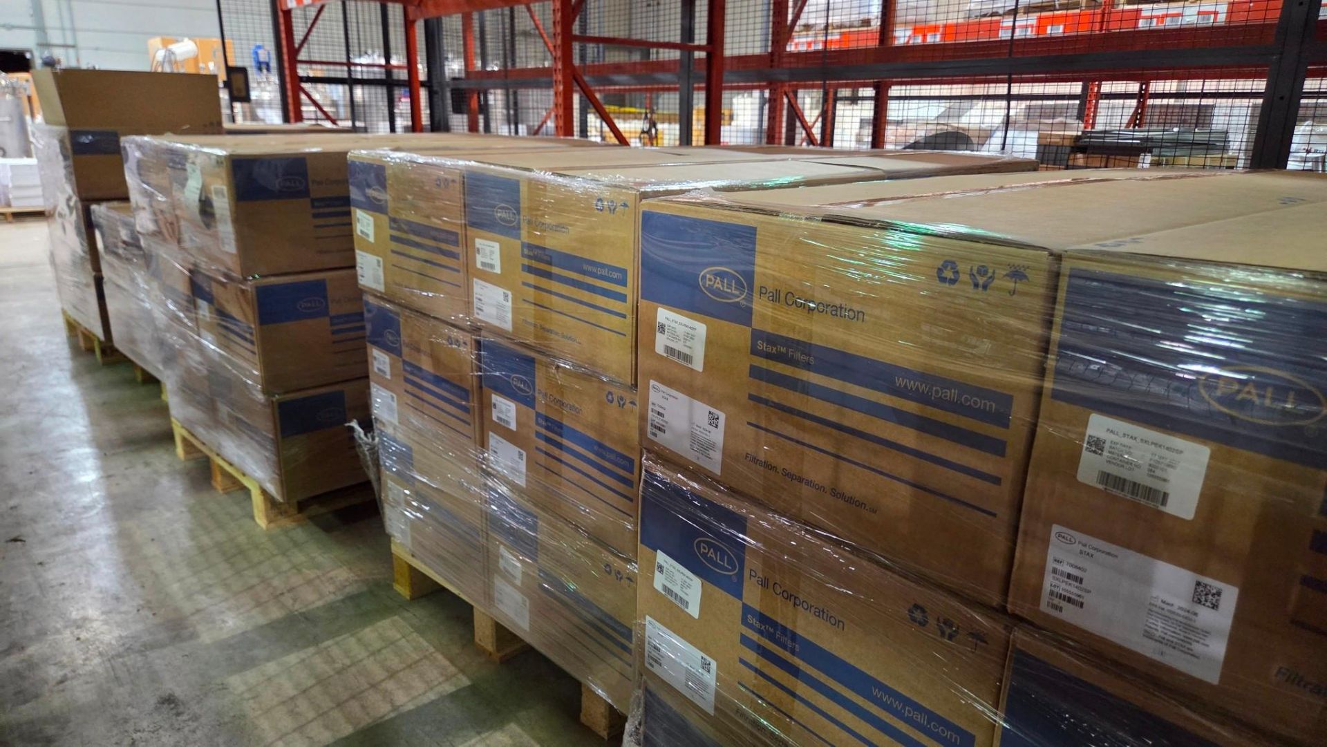 PALLETS OF PALL STAX FILTERS