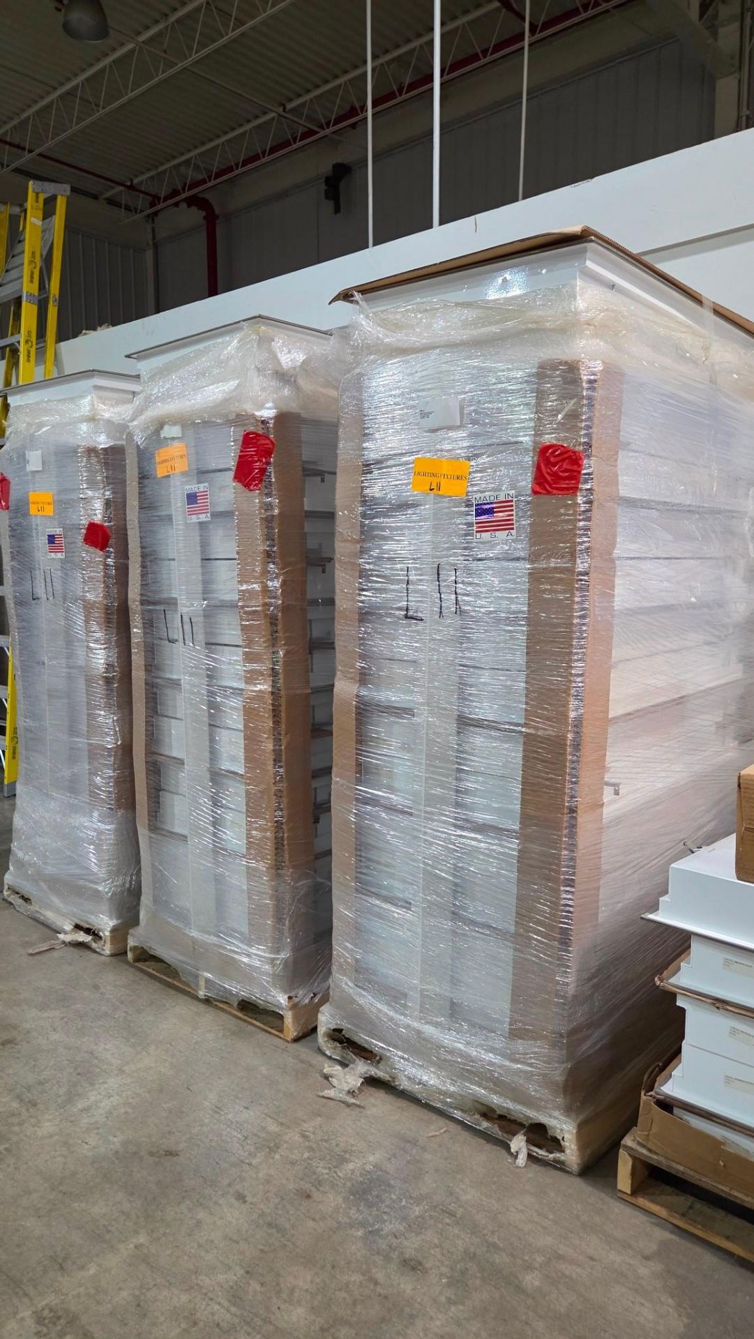 (9) PALLETS OF L11 LIGHTING FIXTURES & FIKE PRESSURE RELIEF BURSTING ...