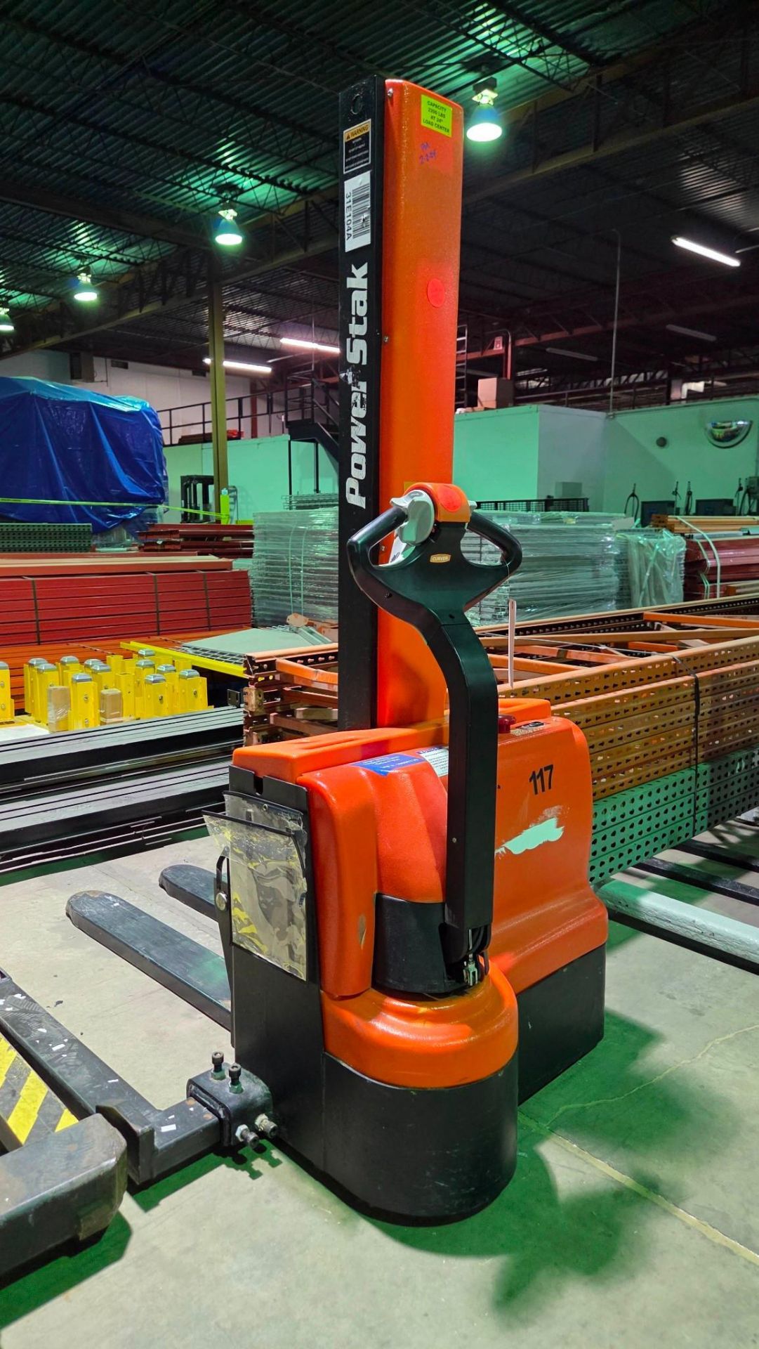 2013 PRESTO LIFTS POWER STAK ELECTRIC POWER DRIVEN STACKER FORKLIFT ...