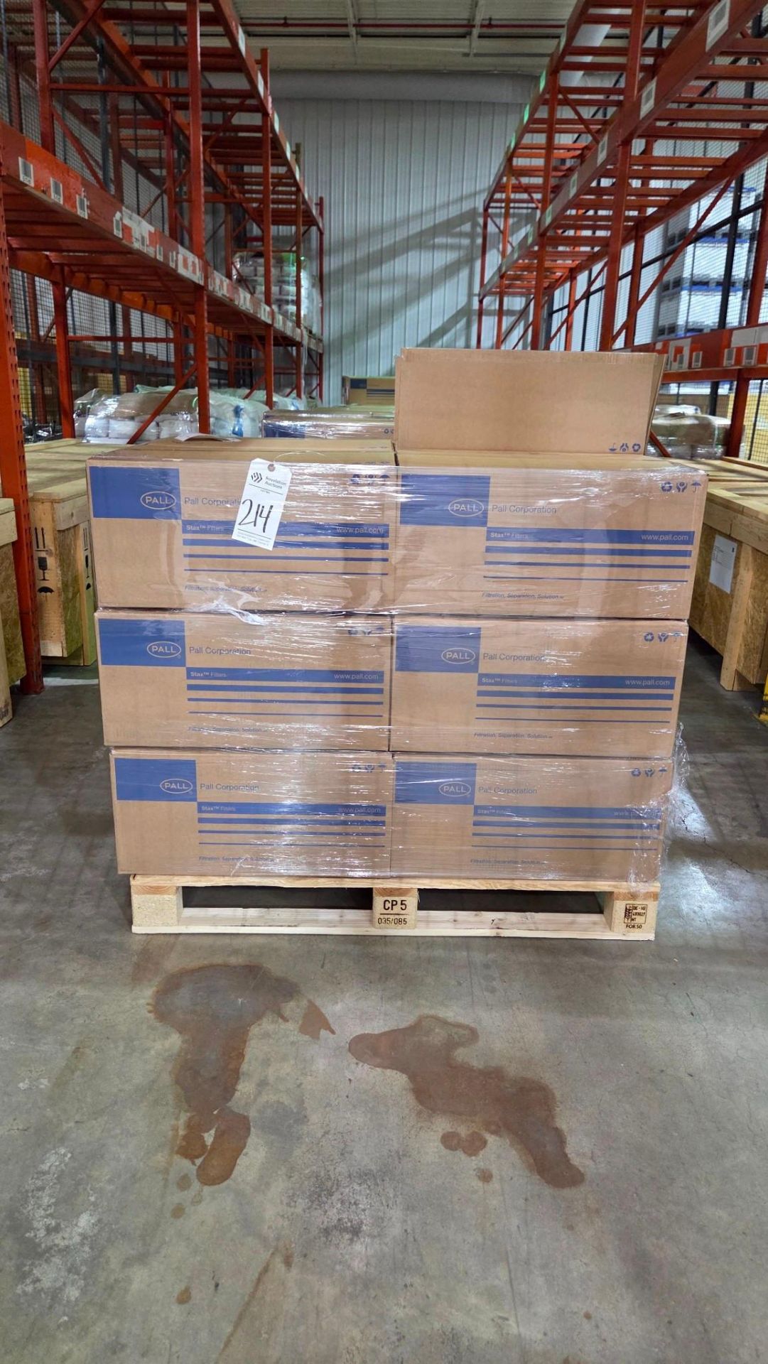 PALLETS OF PALL STAX FILTERS