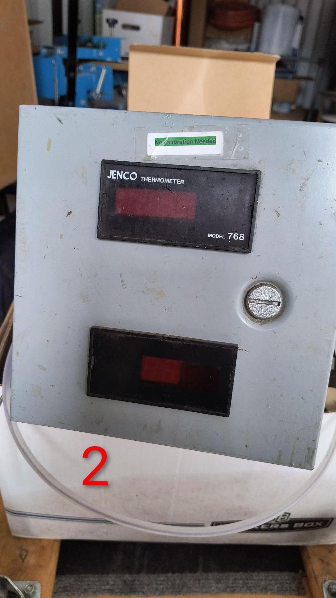 JENCO MODEL 768 2 PORT THERMOMETER Item Location - Lewis, NY