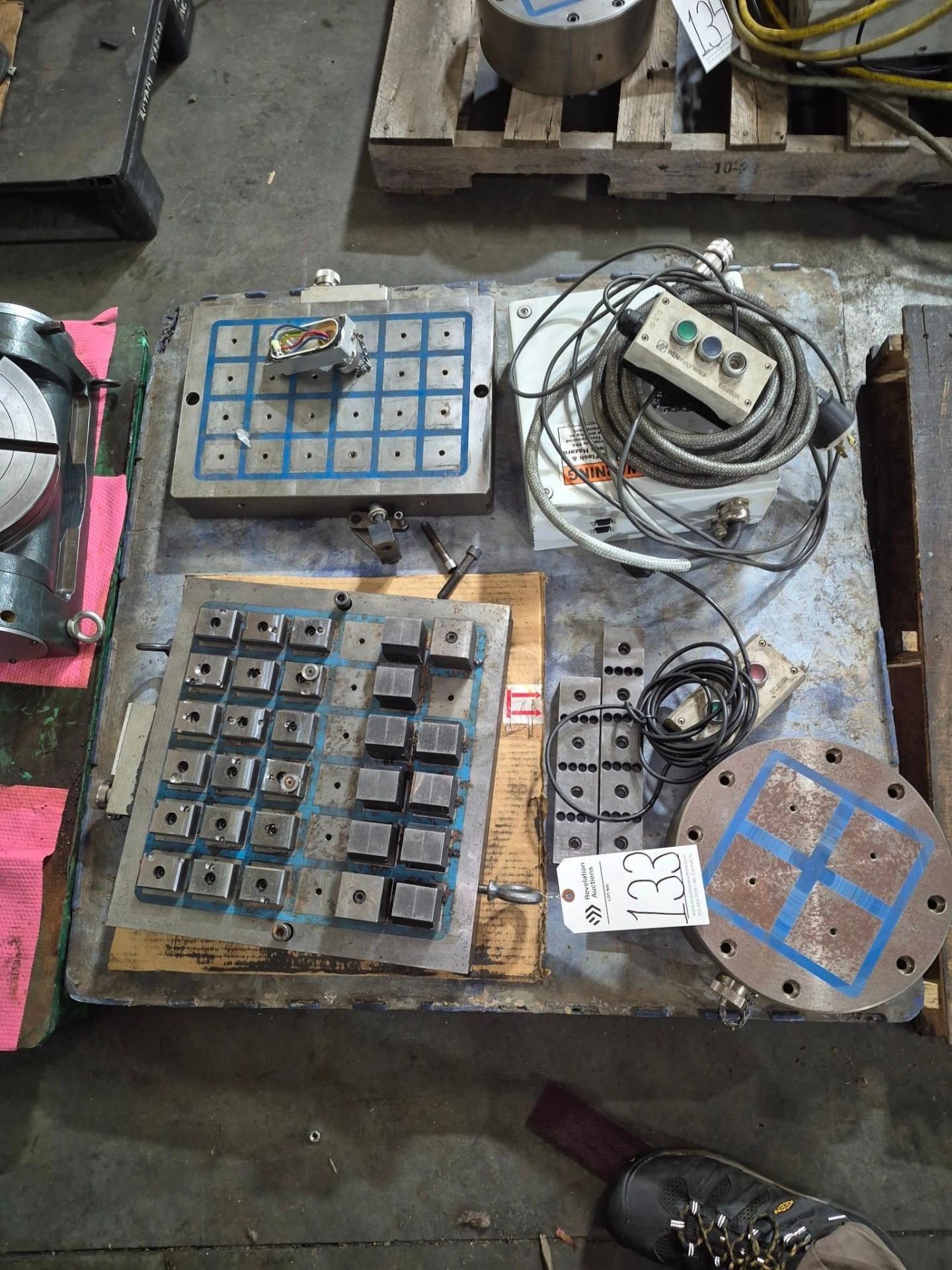 WEN MAGNETICS ELECTRO-PERMANENT WORKHOLDING EQUIP SQUARE & RADIAL POLE ...