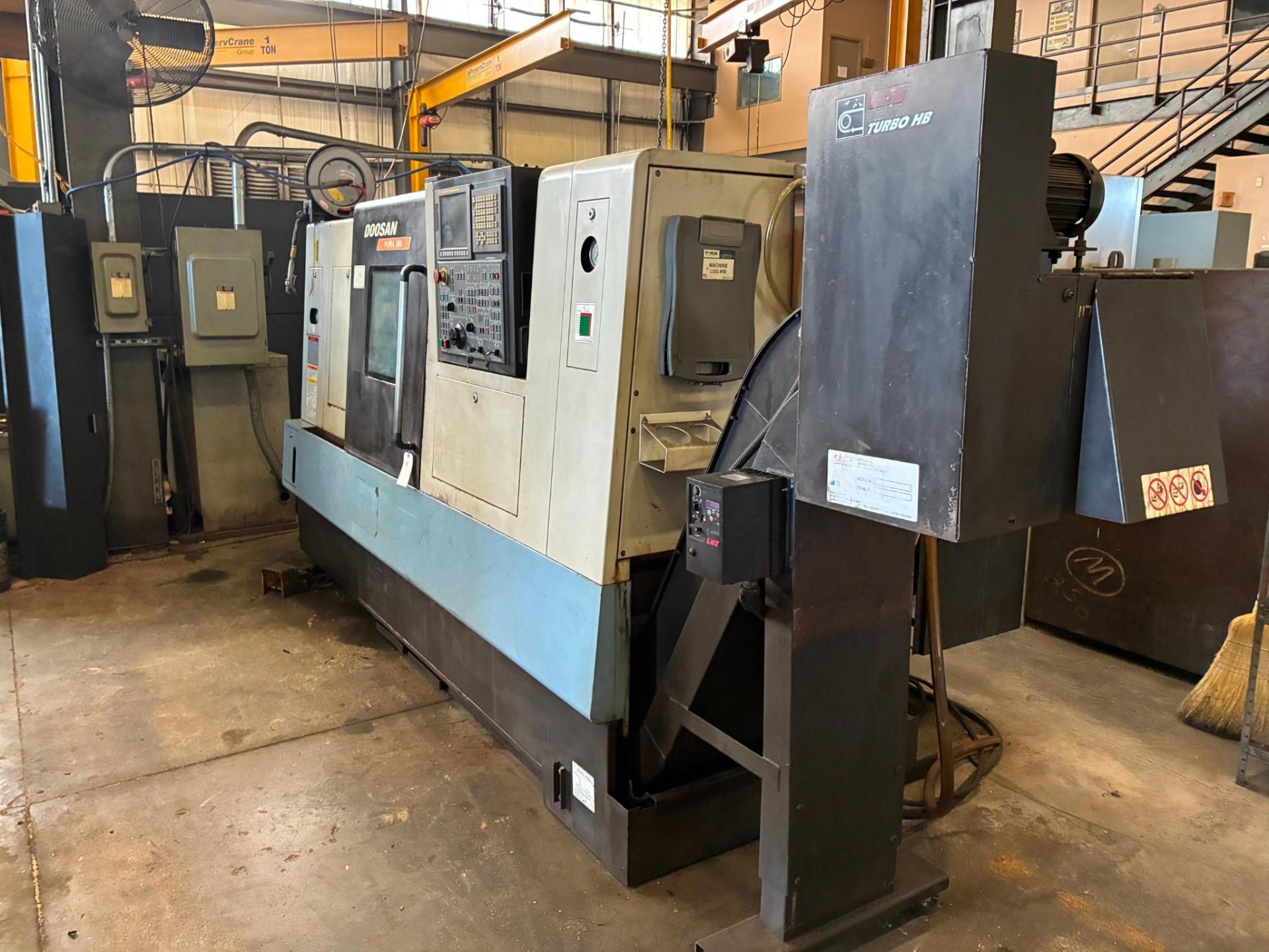 2012 DOOSAN PUMA 300C CNC LATHE / TURNING CENTER WITH LNS TURBO HB CHIP ...