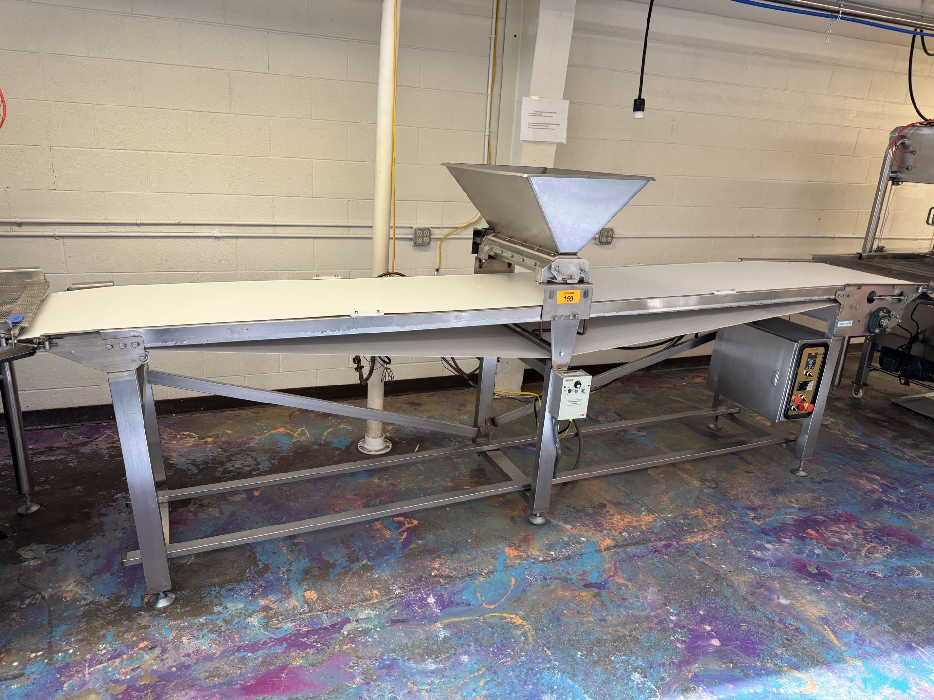 Shanghai Candy Machine Chilled Conveyor w/ Nut Sprinkler, 156"l x 24"w ...