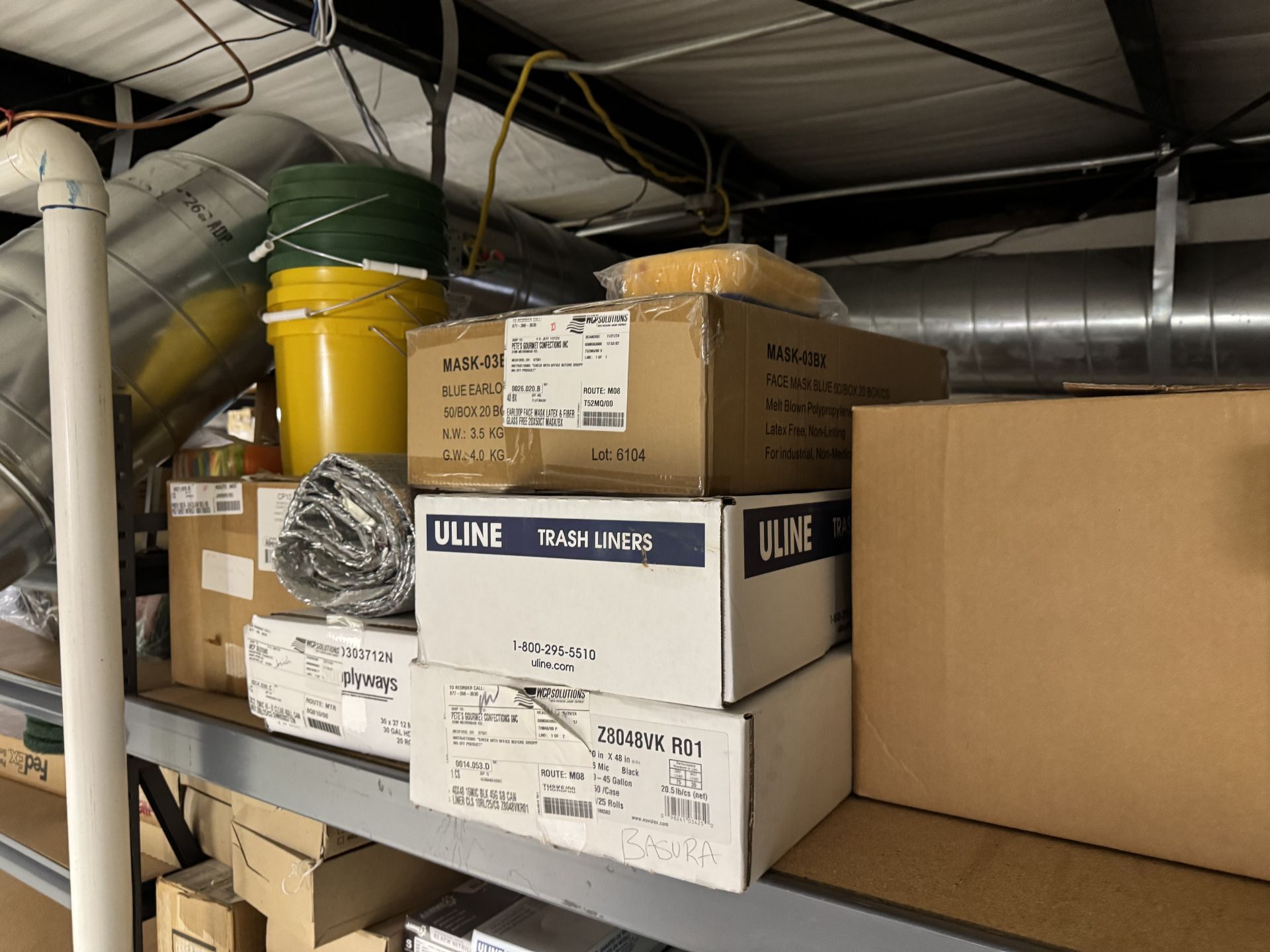 [LOT] of Assorted PPE and Supplies, consisting of gloves, masks, hair ...