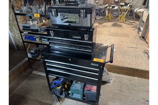 [LOT] of Rolling Tool Chest and Toolboxes, consisting of (1) US General ...